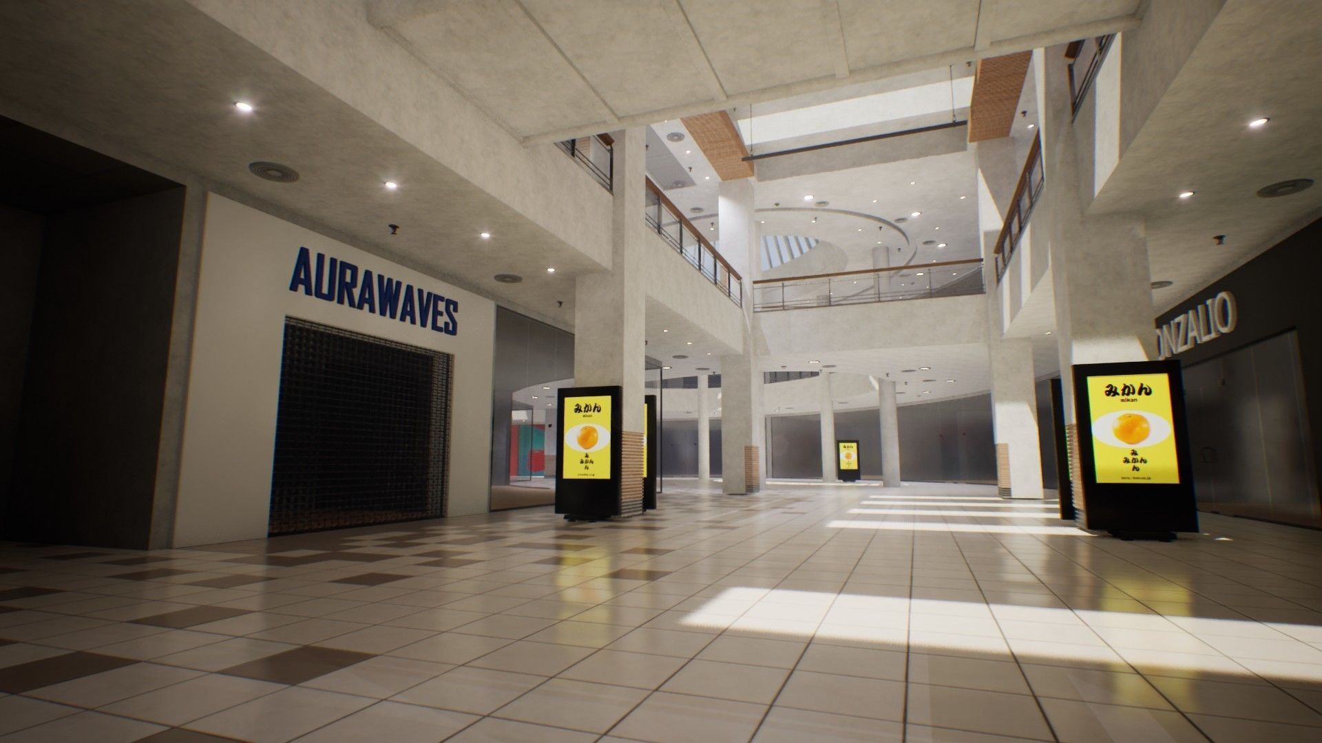 3D model Mall Environment VR / AR / low-poly | CGTrader