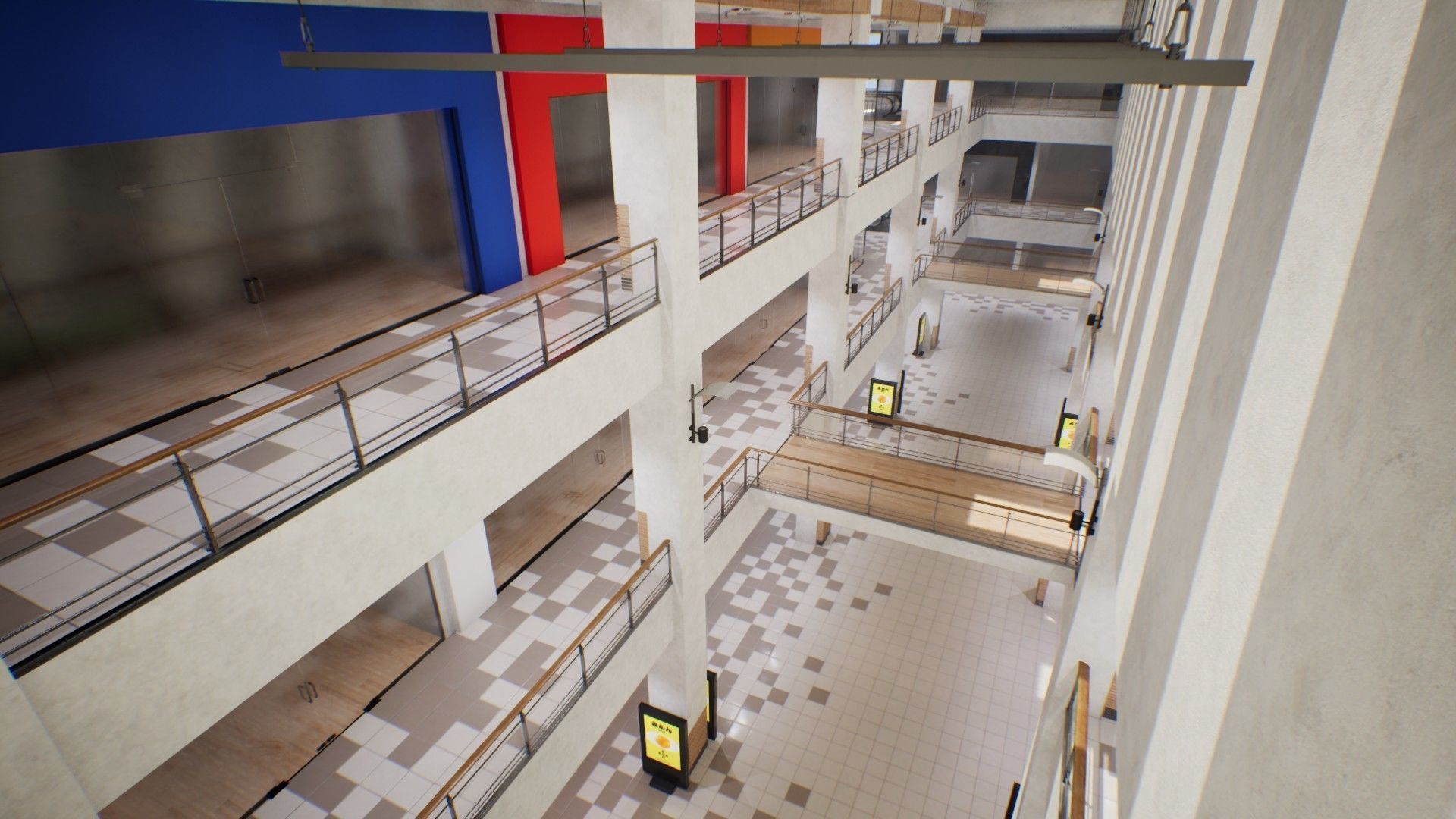 3D model Mall Environment VR / AR / low-poly | CGTrader