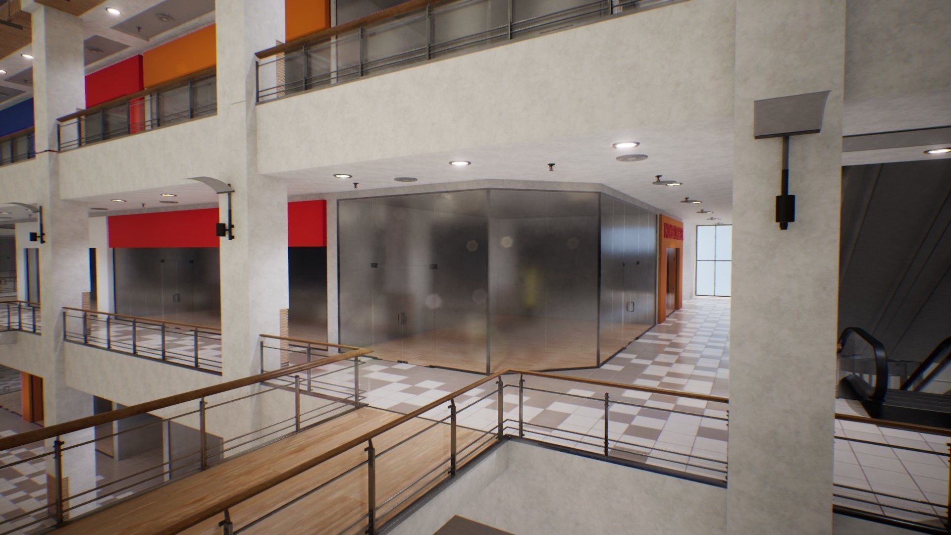 3D model Mall Environment VR / AR / low-poly | CGTrader
