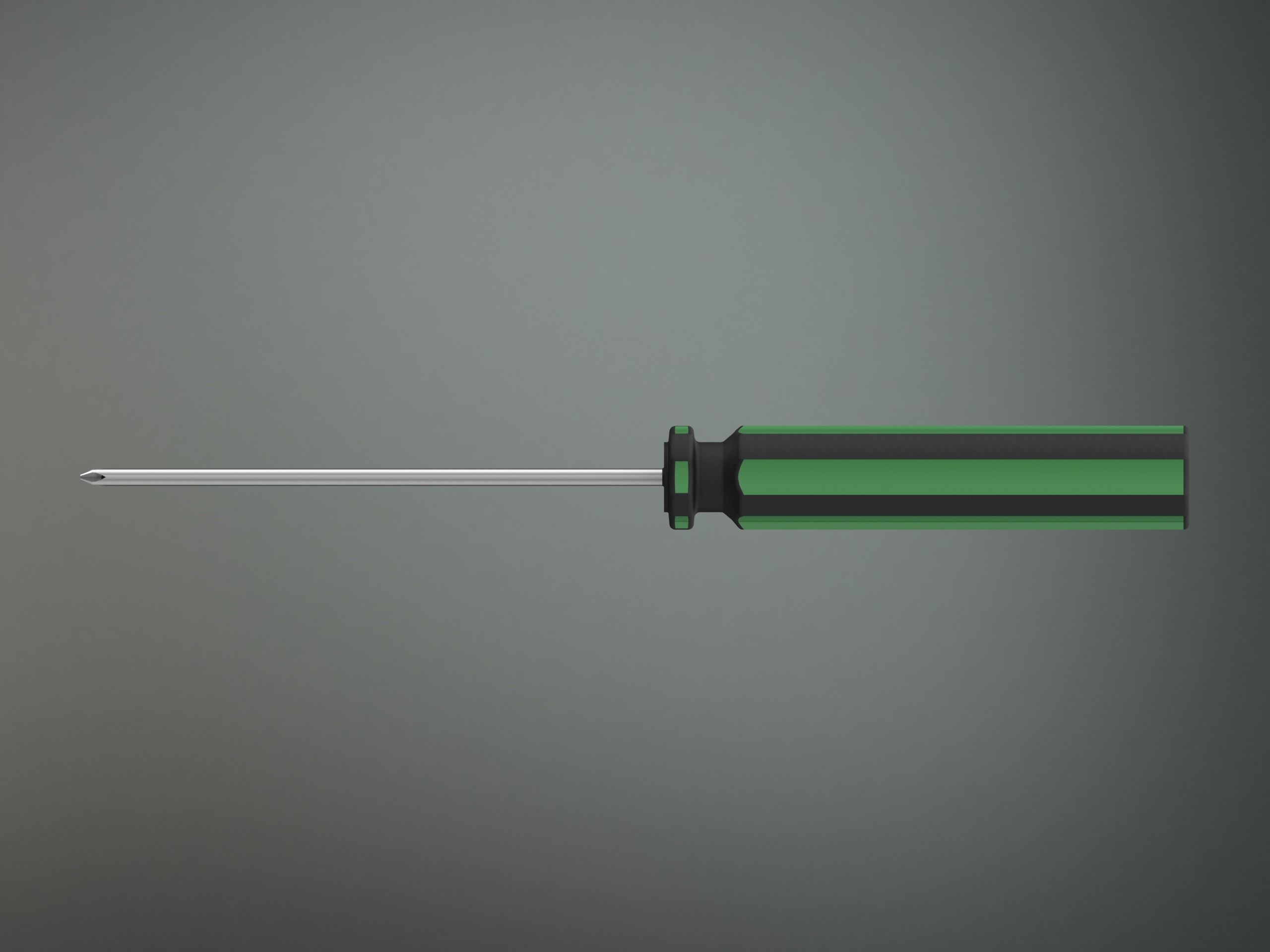 Cross Type Screw Driver 3X100mm 3D model | CGTrader