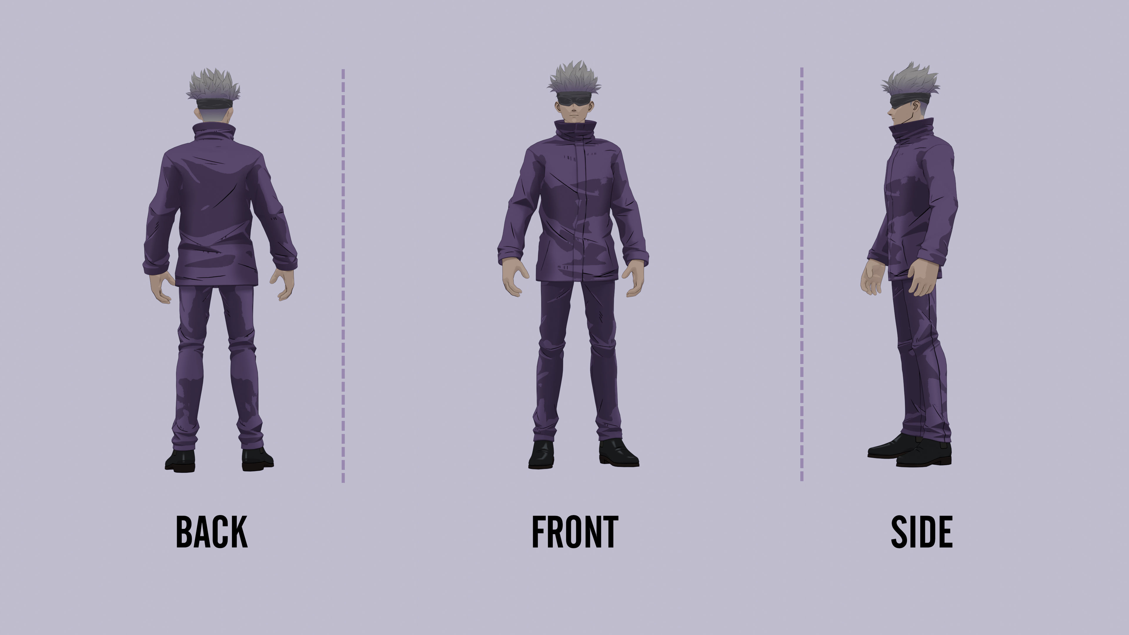 3D model Satoru Gojo - Jujutsu Kaisen - Rigged Game Ready 3D model VR / AR / low-poly | CGTrader