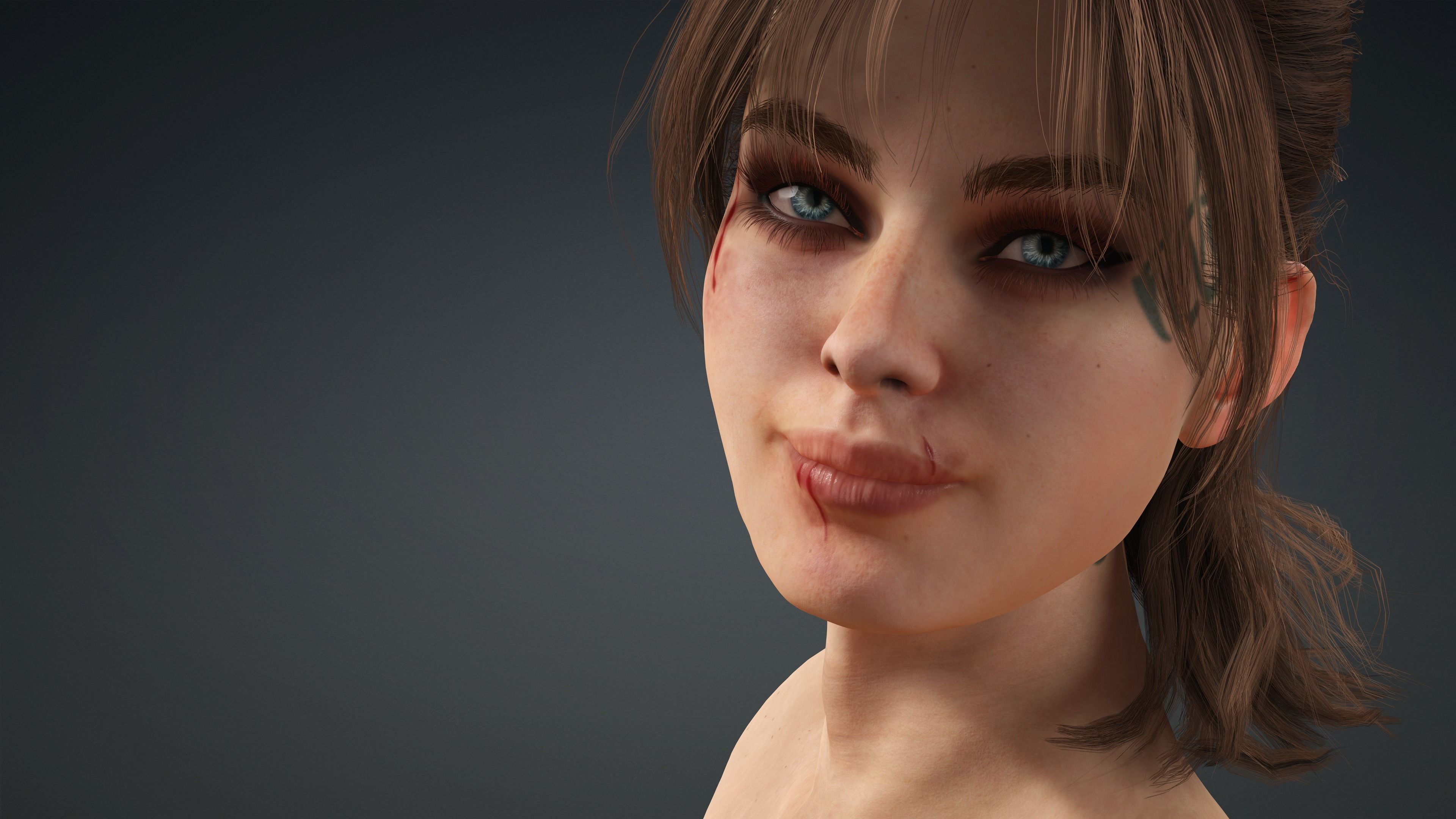 3D model attractive WOMAN 4k VR / AR / low-poly | CGTrader