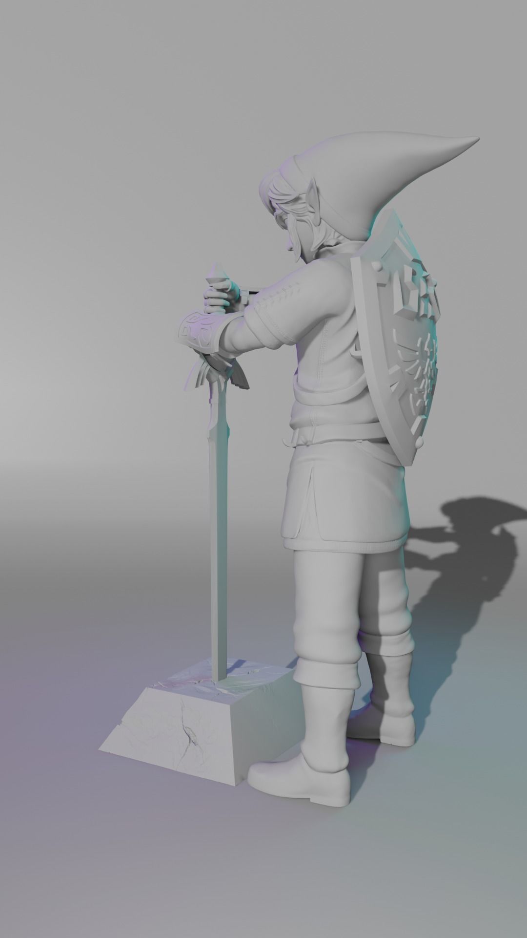 Legend of zelda Link base sword 3D model 3D printable | CGTrader