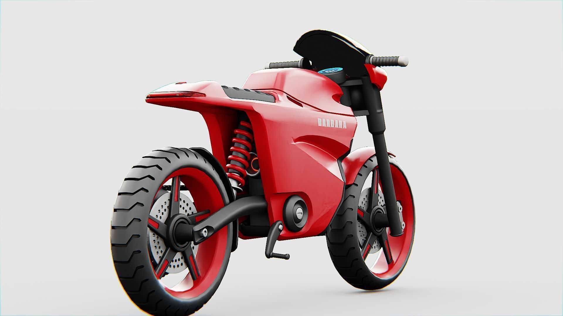 CONCEPT BIIKE C-2000 RIGGED 3D model rigged | CGTrader