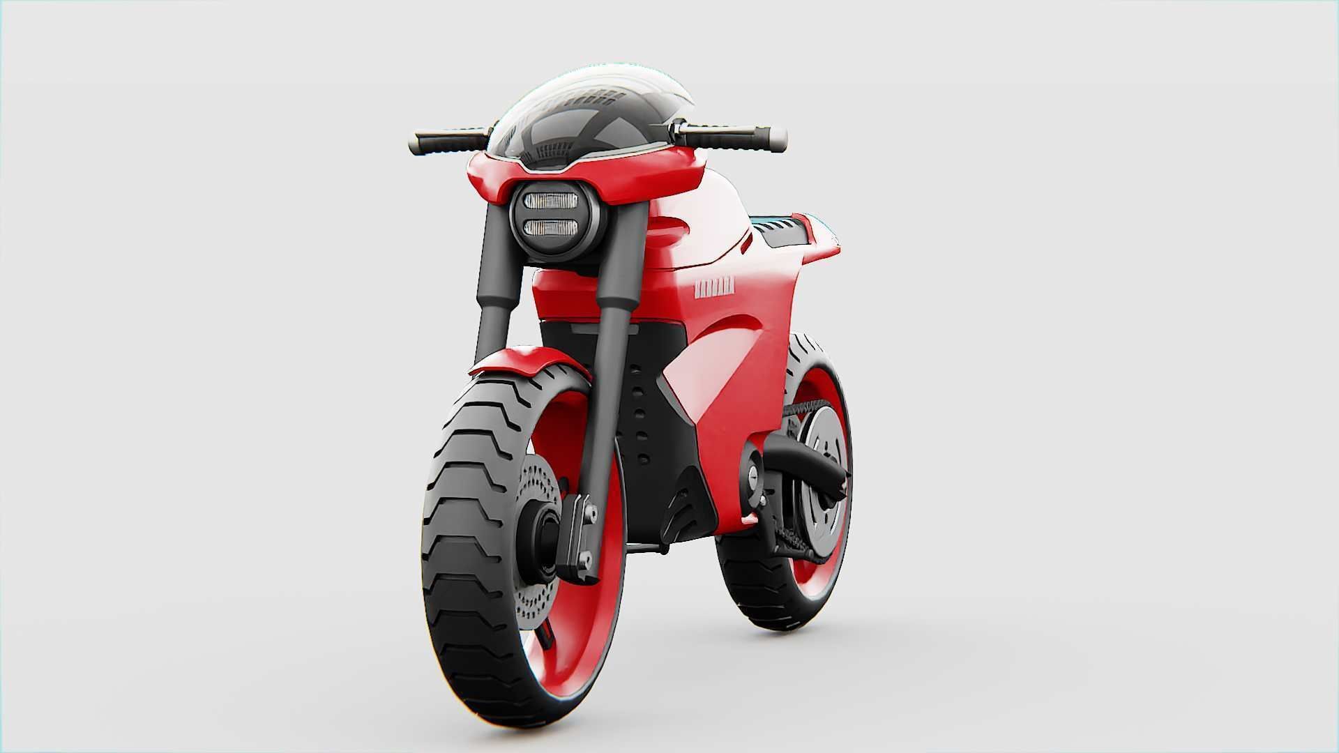 CONCEPT BIIKE C-2000 RIGGED 3D model rigged | CGTrader