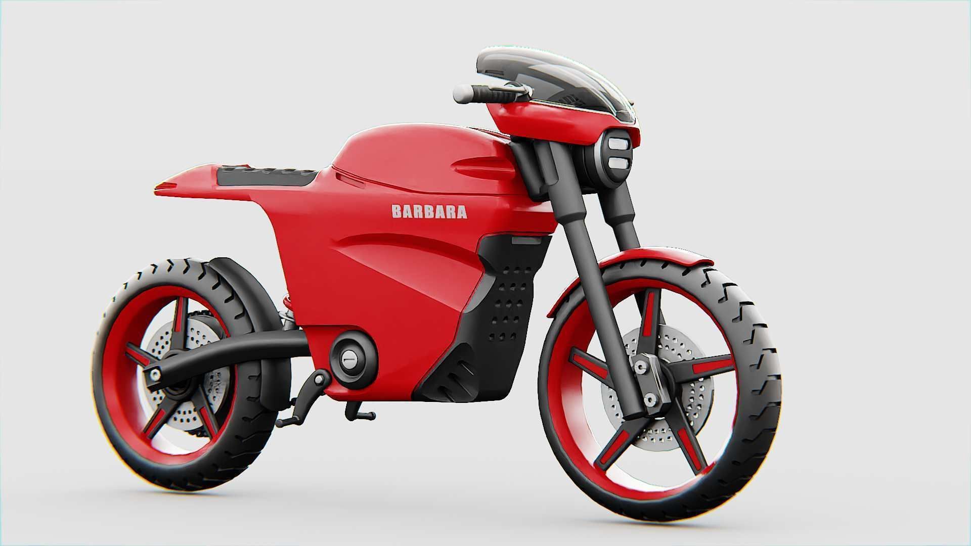 CONCEPT BIIKE C-2000 RIGGED 3D model rigged | CGTrader