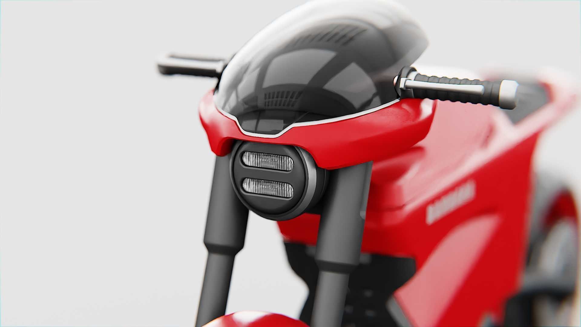 CONCEPT BIIKE C-2000 RIGGED 3D model rigged | CGTrader