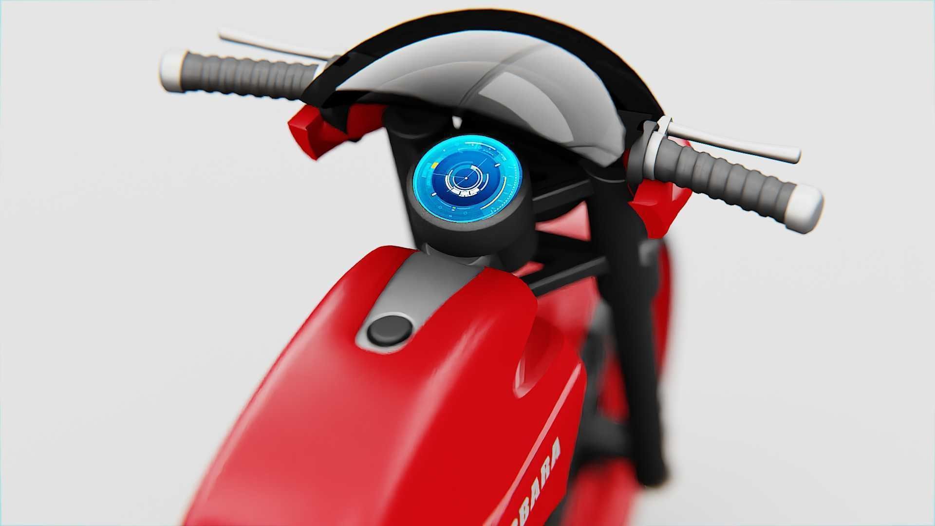 CONCEPT BIIKE C-2000 RIGGED 3D model rigged | CGTrader