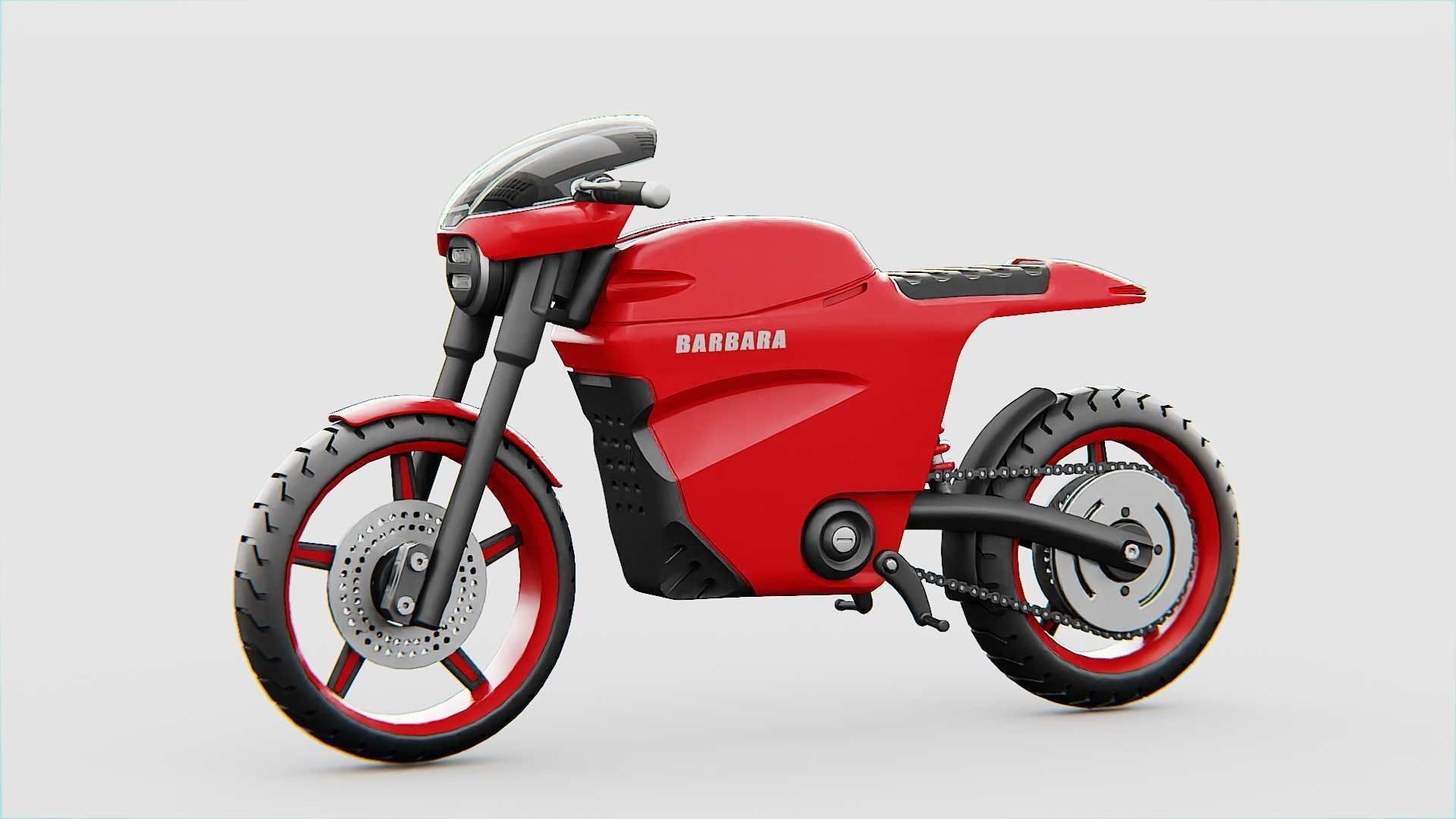 CONCEPT BIIKE C-2000 RIGGED 3D model rigged | CGTrader