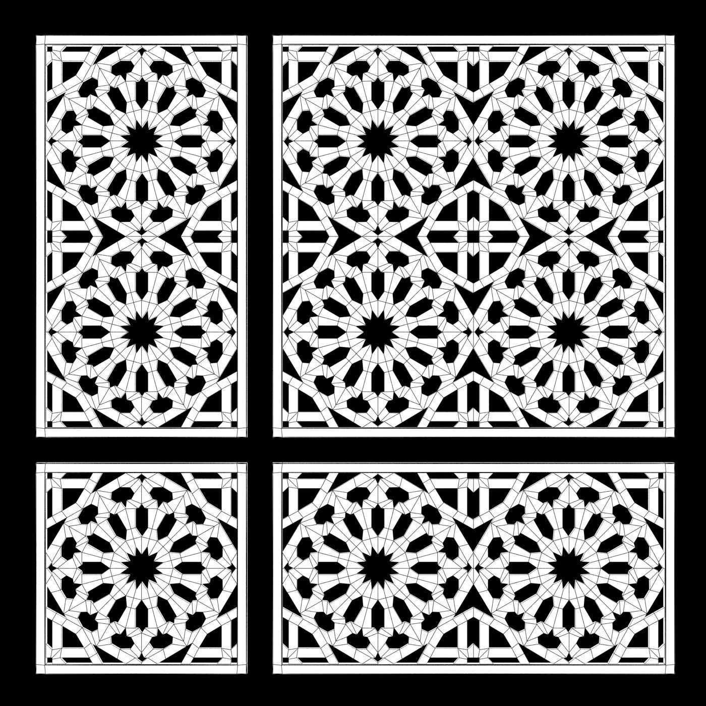 Arabic Islamic pattern 3D model | CGTrader