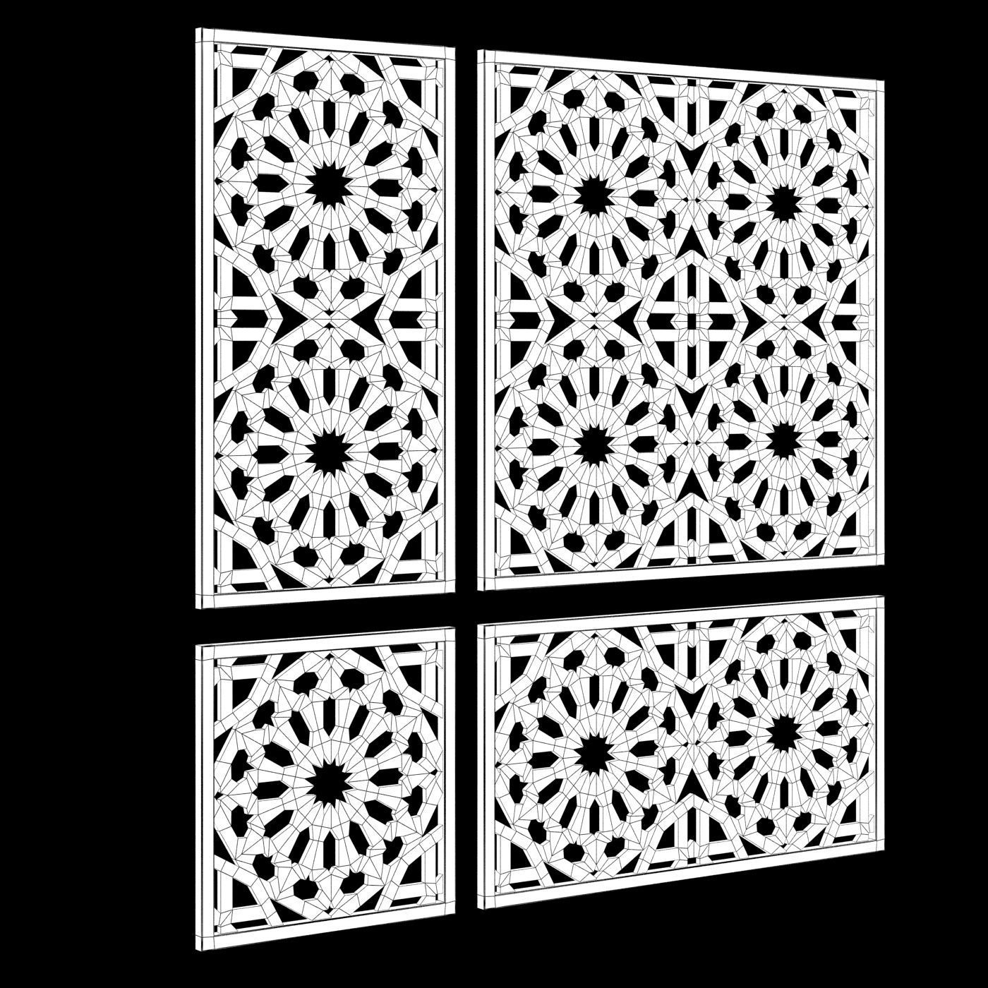 Arabic Islamic pattern 3D model | CGTrader