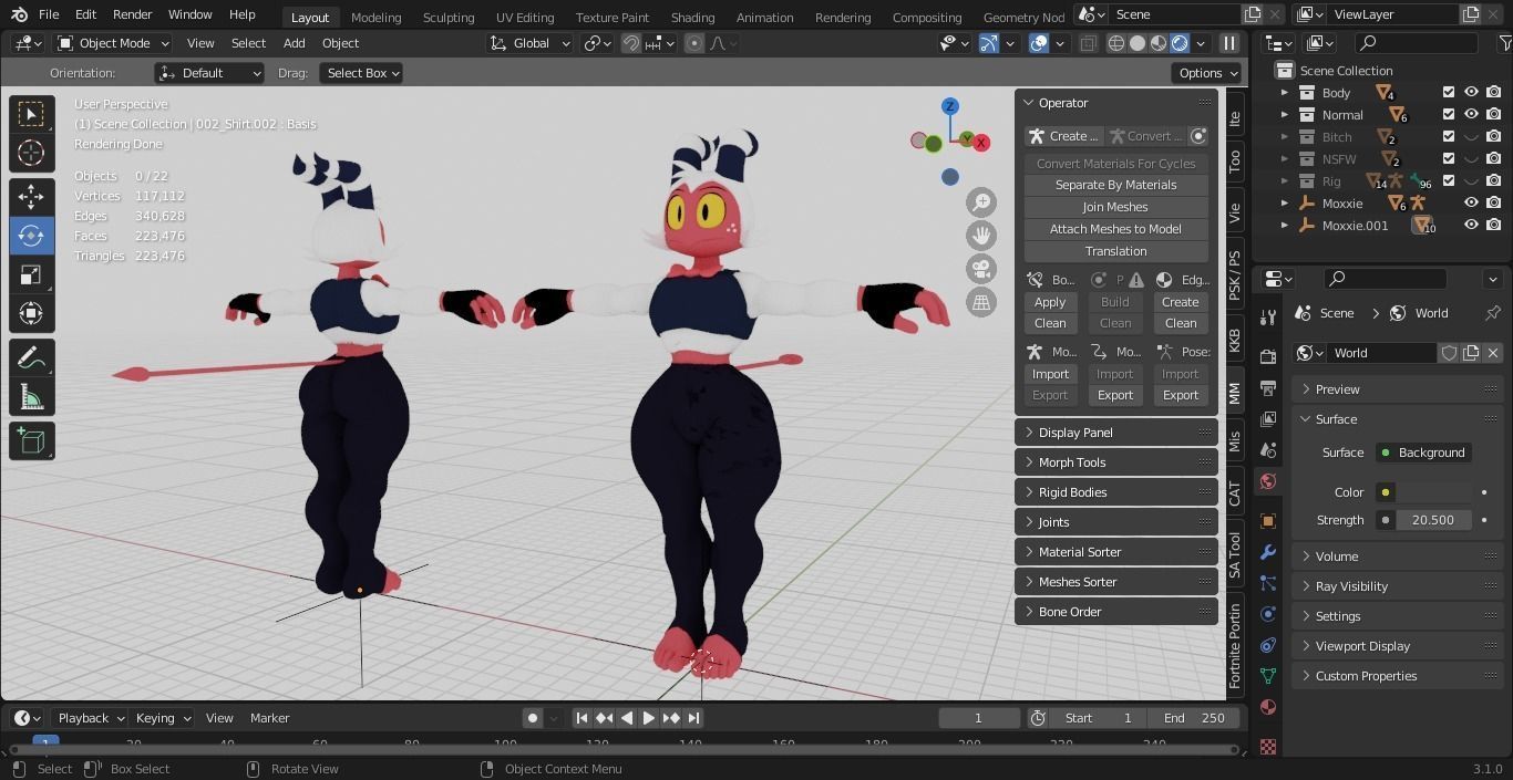 Moxxie Nsfw Blender And Mmd 3d Model Rigged Cgtrader