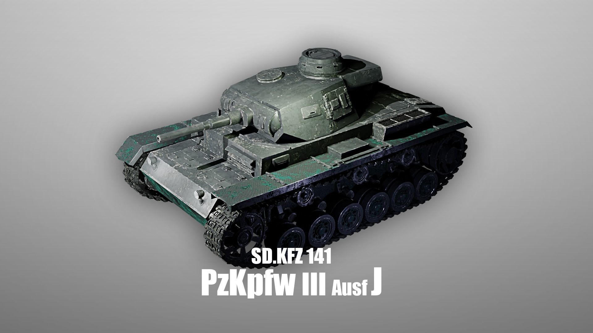 PzKpfw III - Panzer 3 - Ausf J Blender 3D Models 3D model animated ...