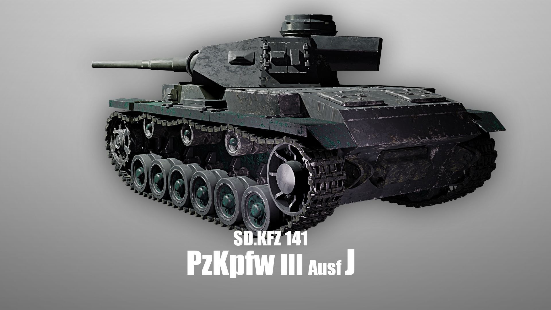 PzKpfw III - Panzer 3 - Ausf J Blender 3D Models 3D model animated ...