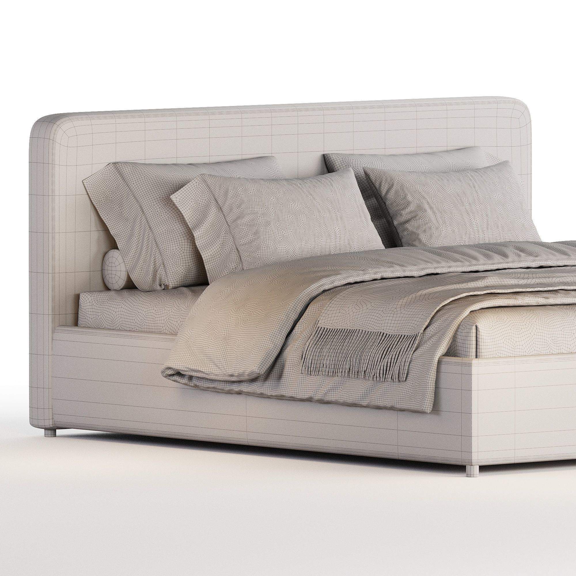 Tokio bed 3D model | CGTrader