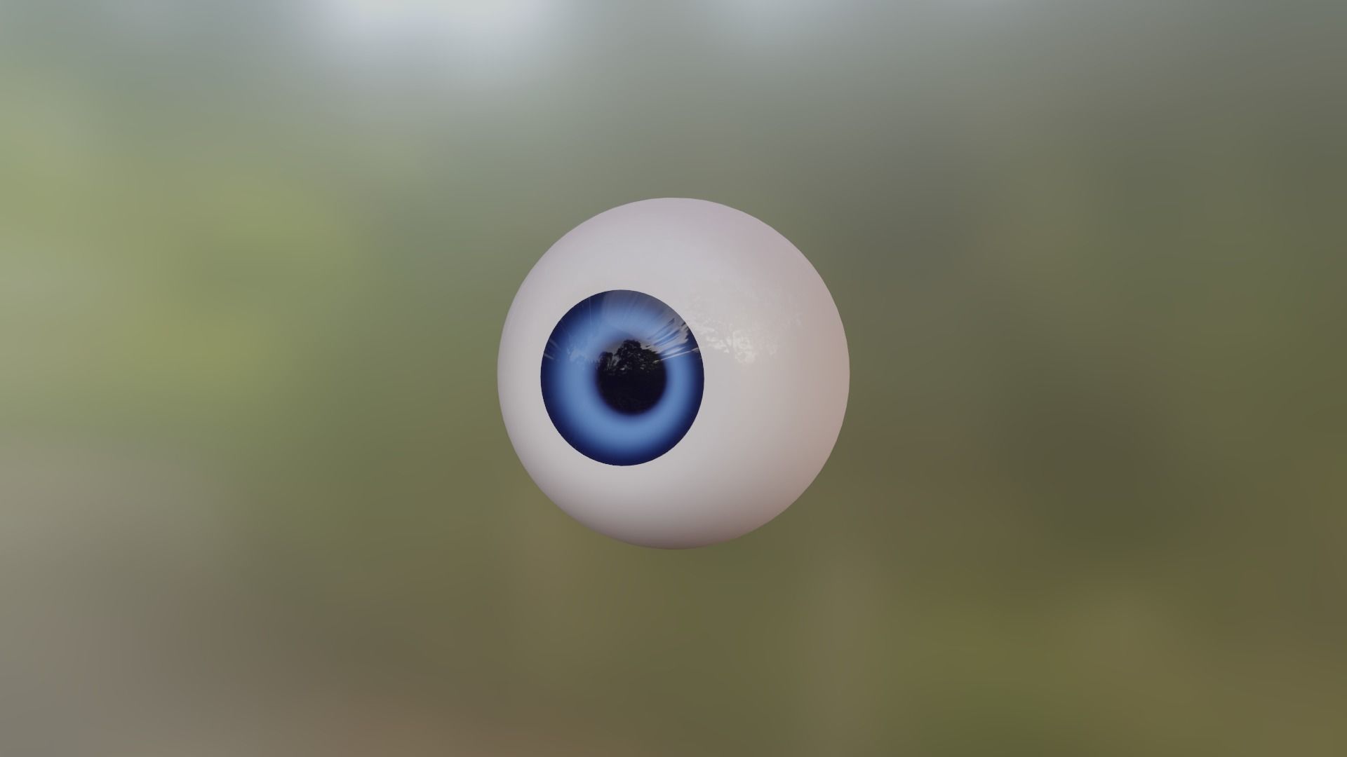 3D model Stylized Eye Model and Gradient Customization VR / AR / low ...