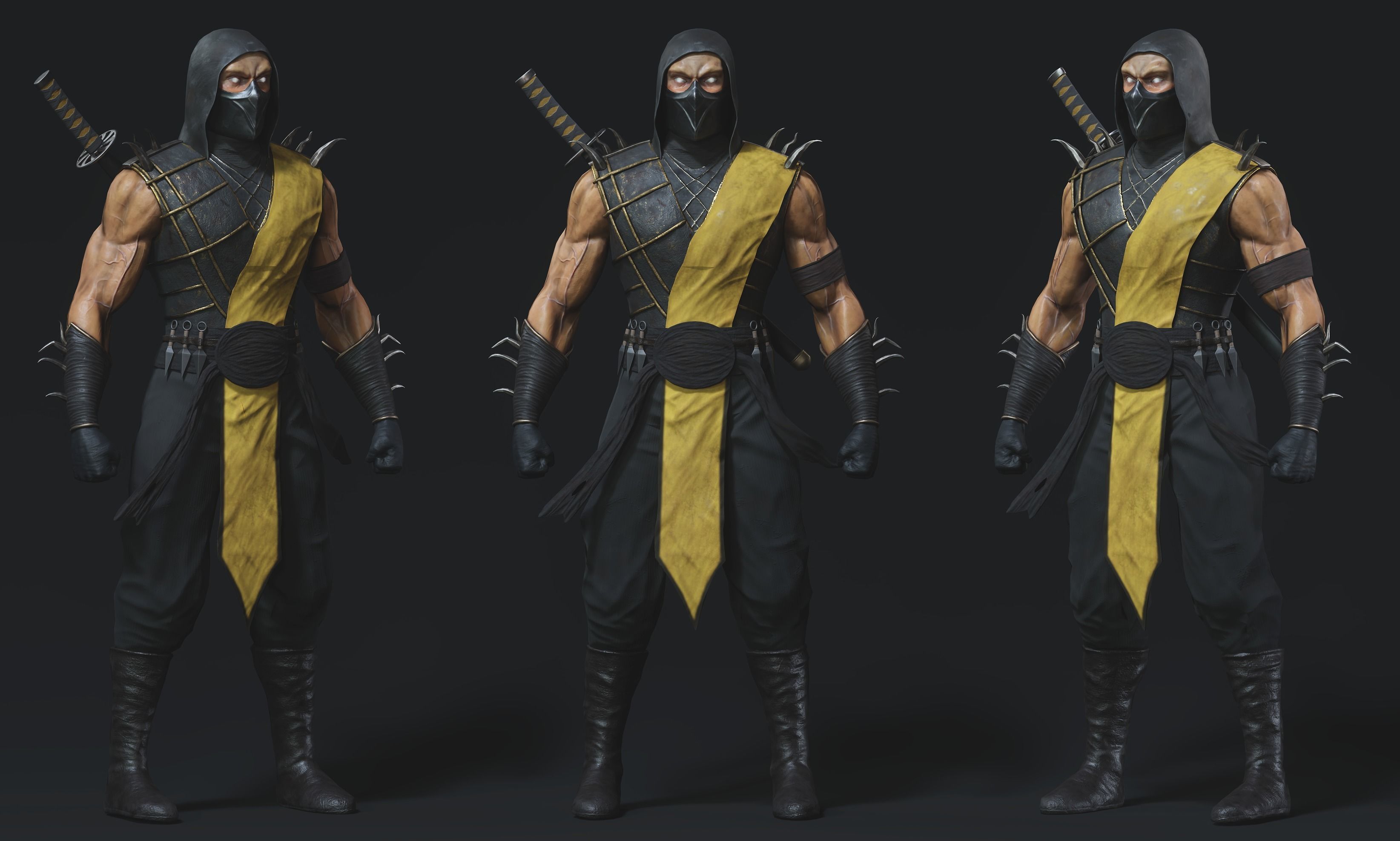 3D model Scorpion Realistic Model Low Poly model VR / AR / low-poly ...