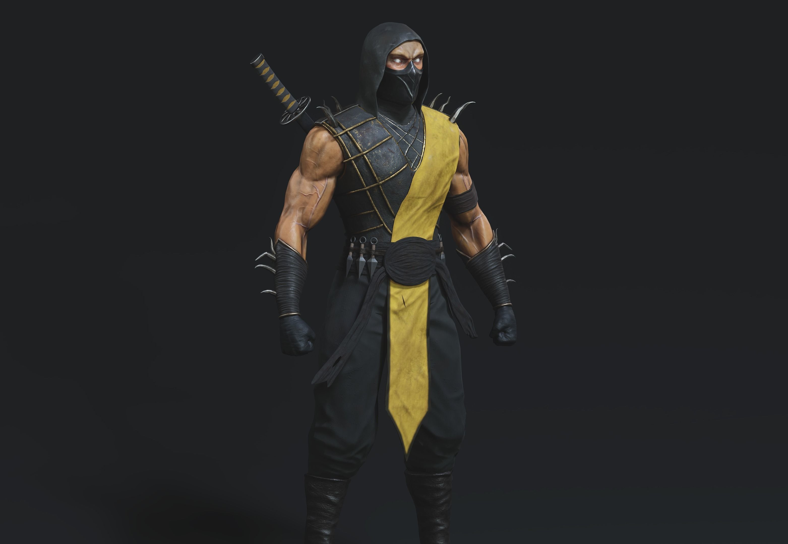 3D model Scorpion Realistic Model Low Poly model VR / AR / low-poly ...