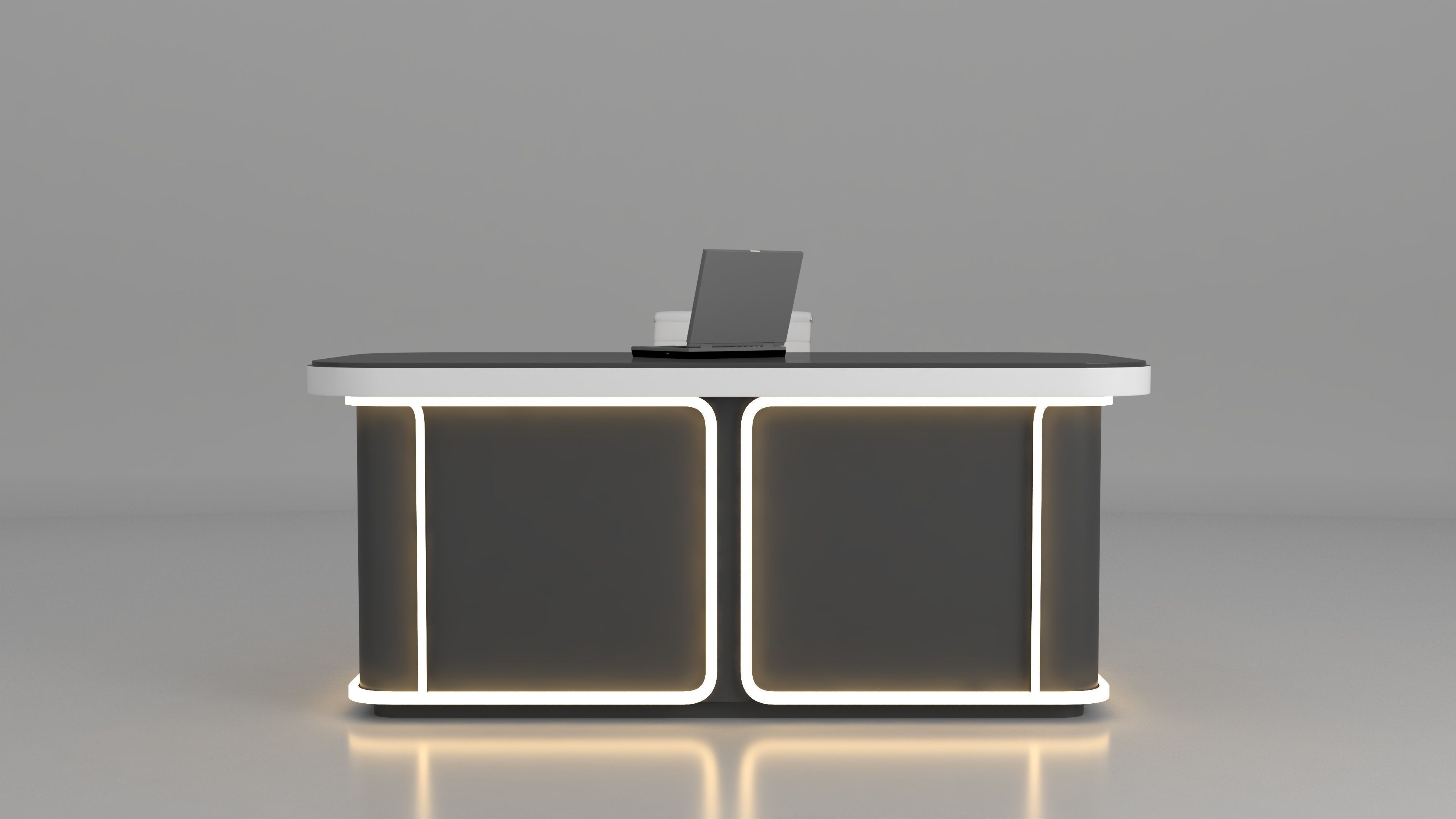 3D model Virtual News desks VR / AR / low-poly | CGTrader