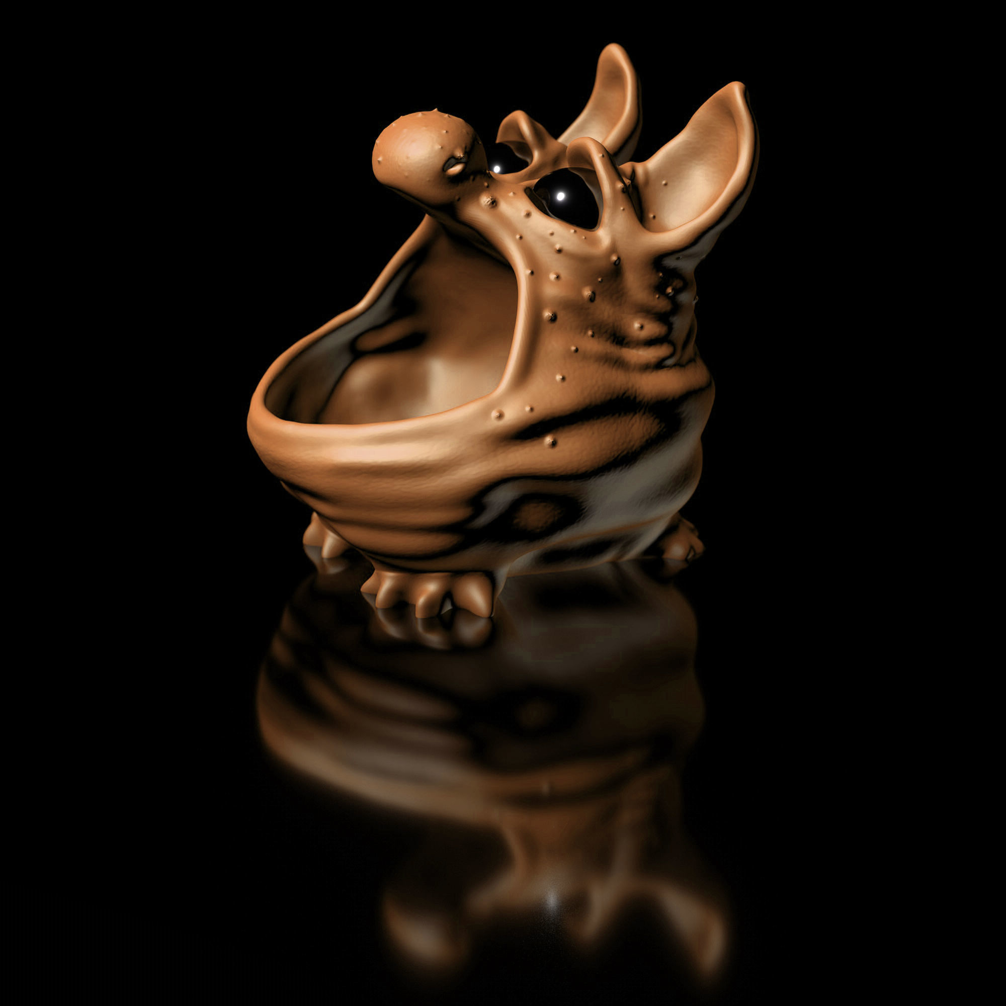 Bluffy - Chubby STL 3D Print Model High-Polygon 3D model 3D printable ...