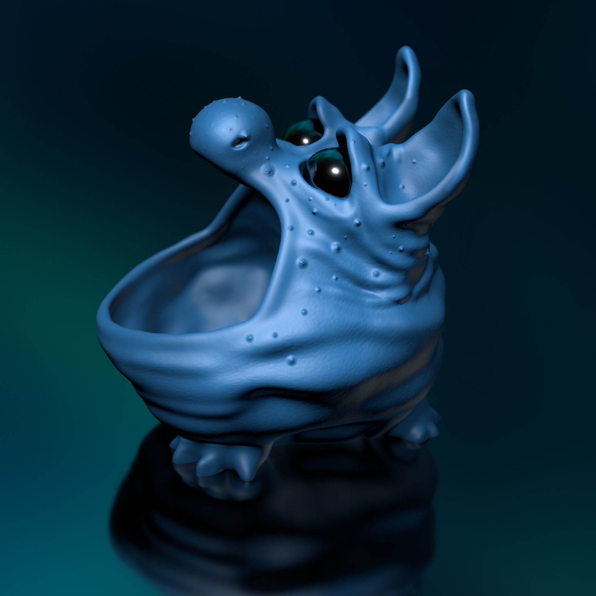 Bluffy - Chubby STL 3D Print Model High-Polygon 3D model 3D printable ...