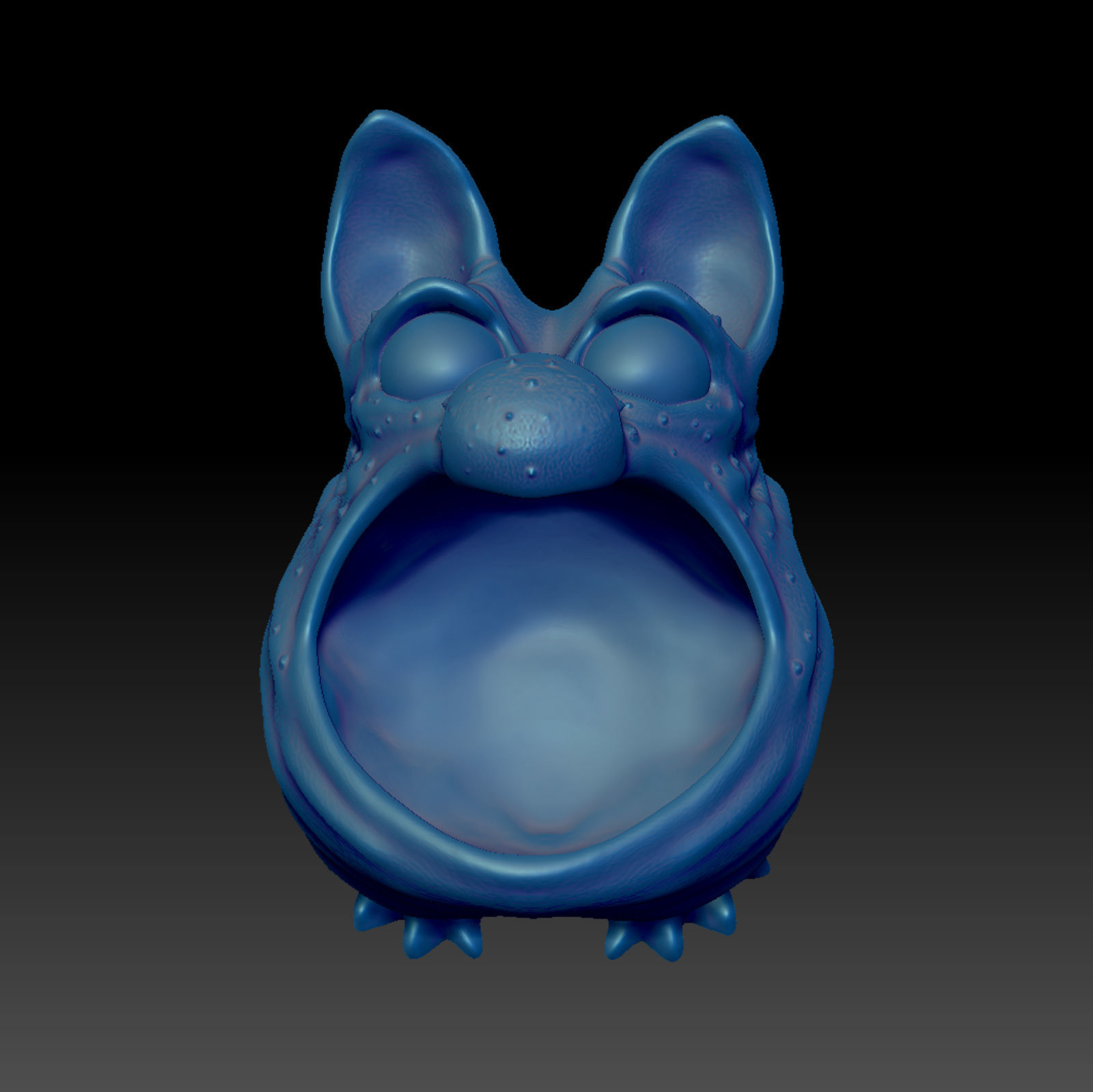 Bluffy - Chubby STL 3D Print Model High-Polygon 3D model 3D printable ...