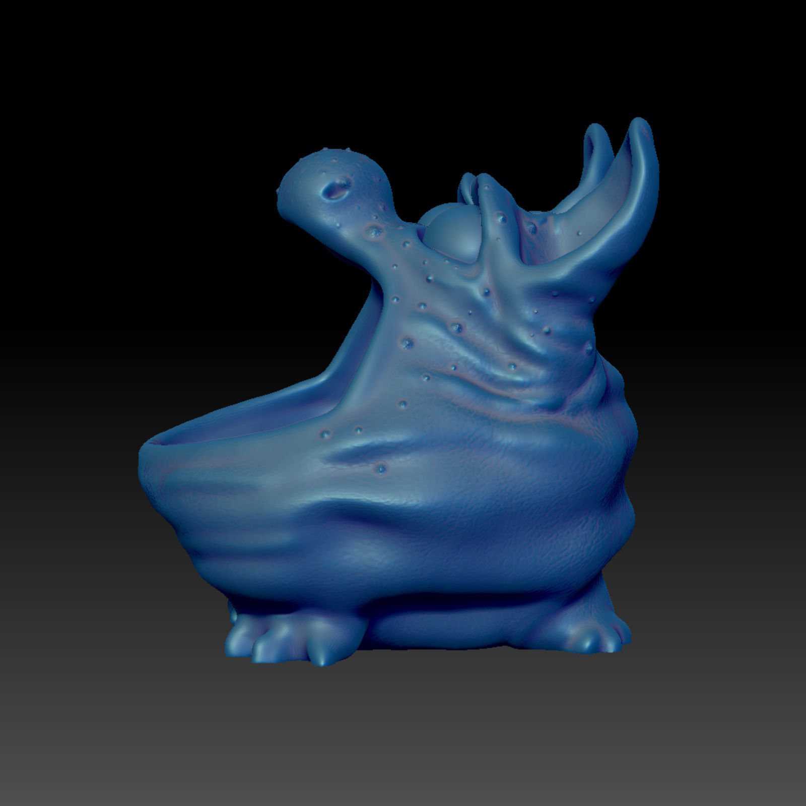 Bluffy - Chubby STL 3D Print Model High-Polygon 3D model 3D printable ...