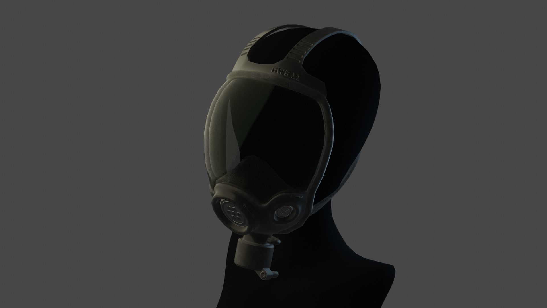3D model Visor Gas Mask VR / AR / low-poly | CGTrader