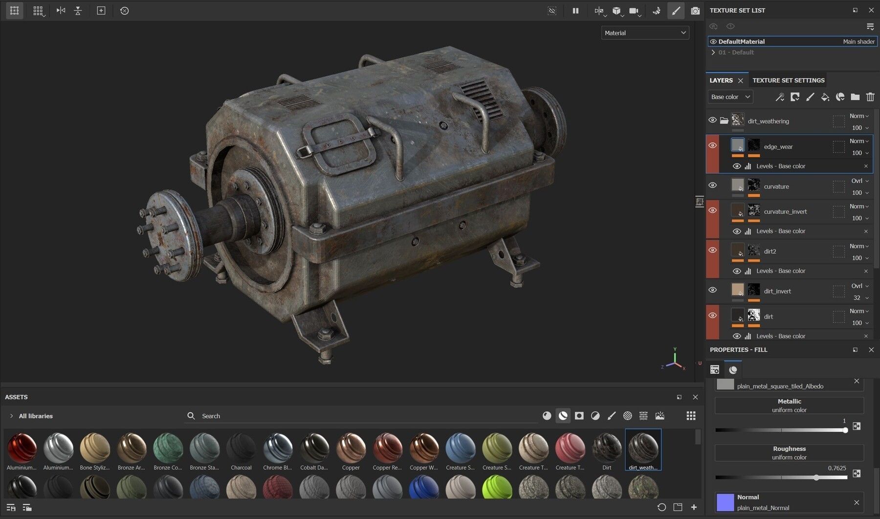 Dirt - Weathering - Rust - Substance Smart Material 8K Texture | CGTrader