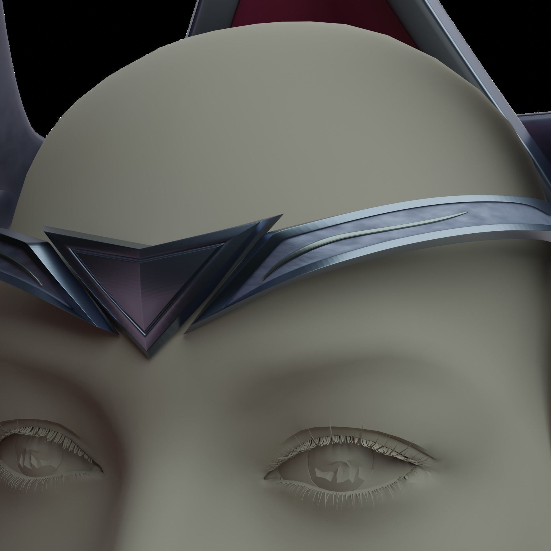 wild rift irelia head accessories cosplay 3D model 3D printable | CGTrader