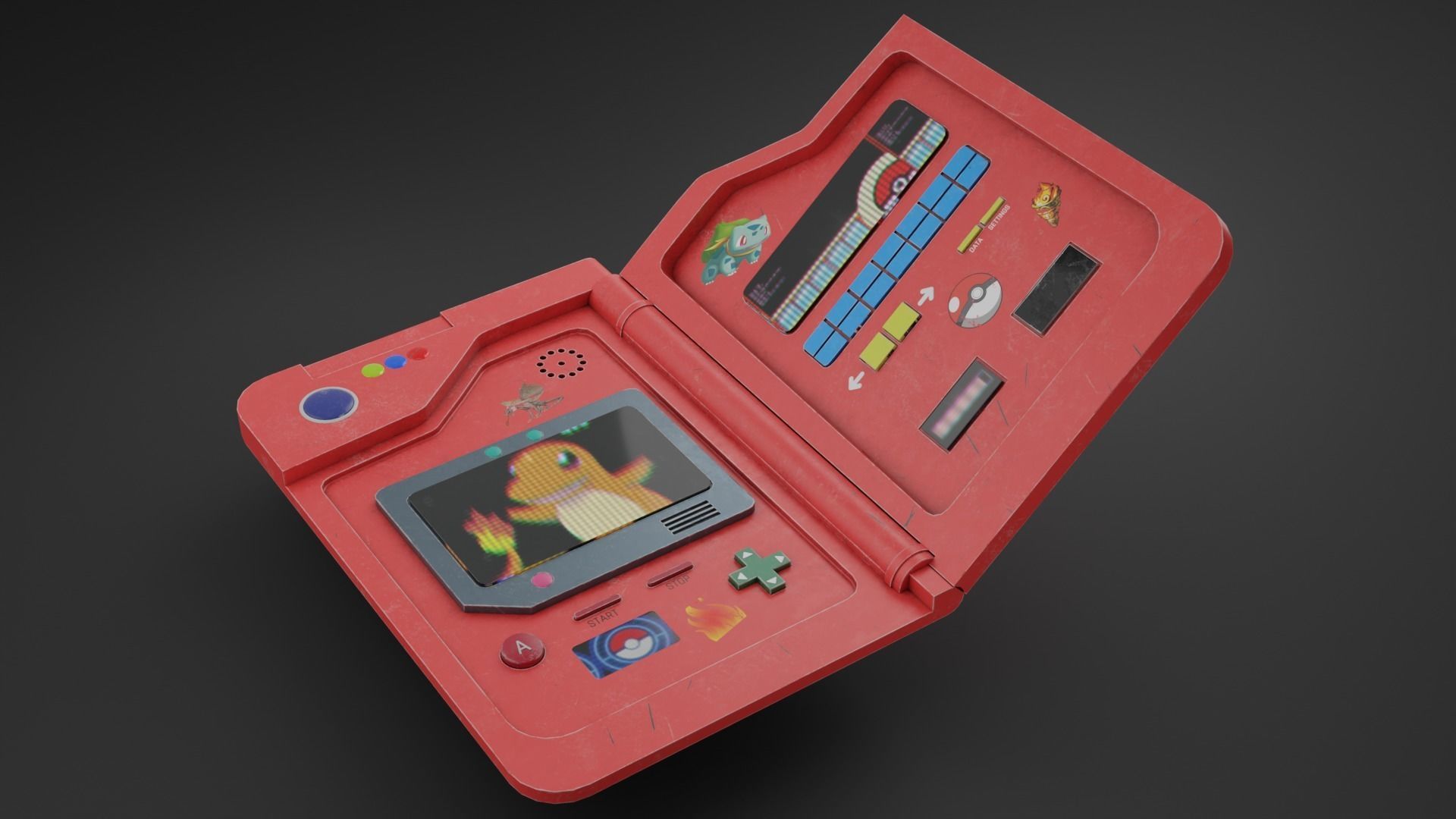 Pokedex 3D Model free VR / AR / low-poly 3D model | CGTrader