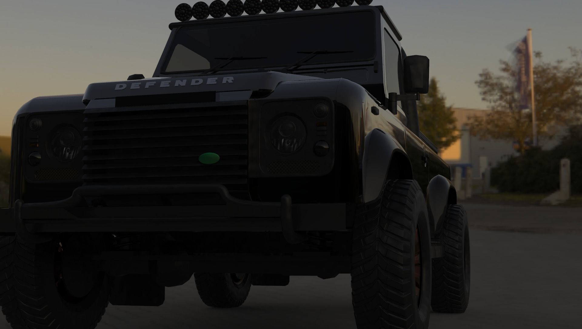 Defender Cab 3D model | CGTrader