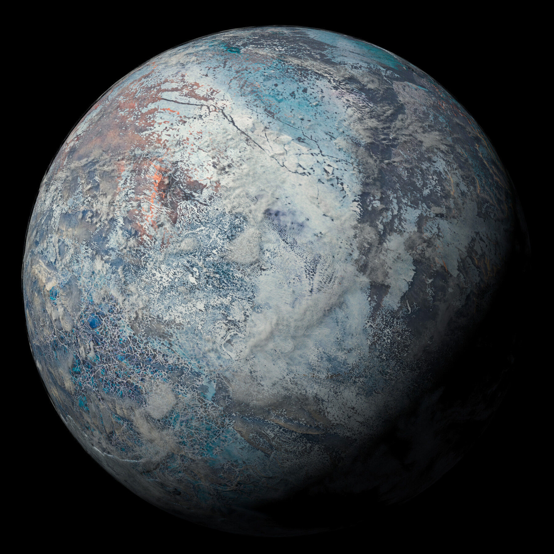 15 8K PBR Planets Bundle 3D model | CGTrader