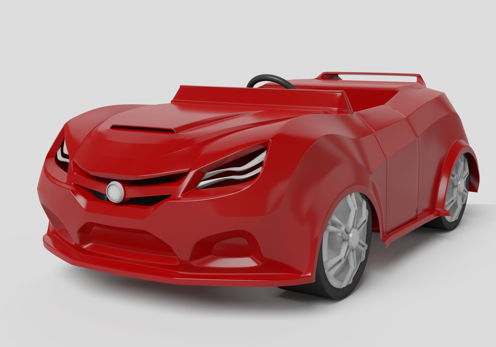 ride on toy car design 3D model | CGTrader