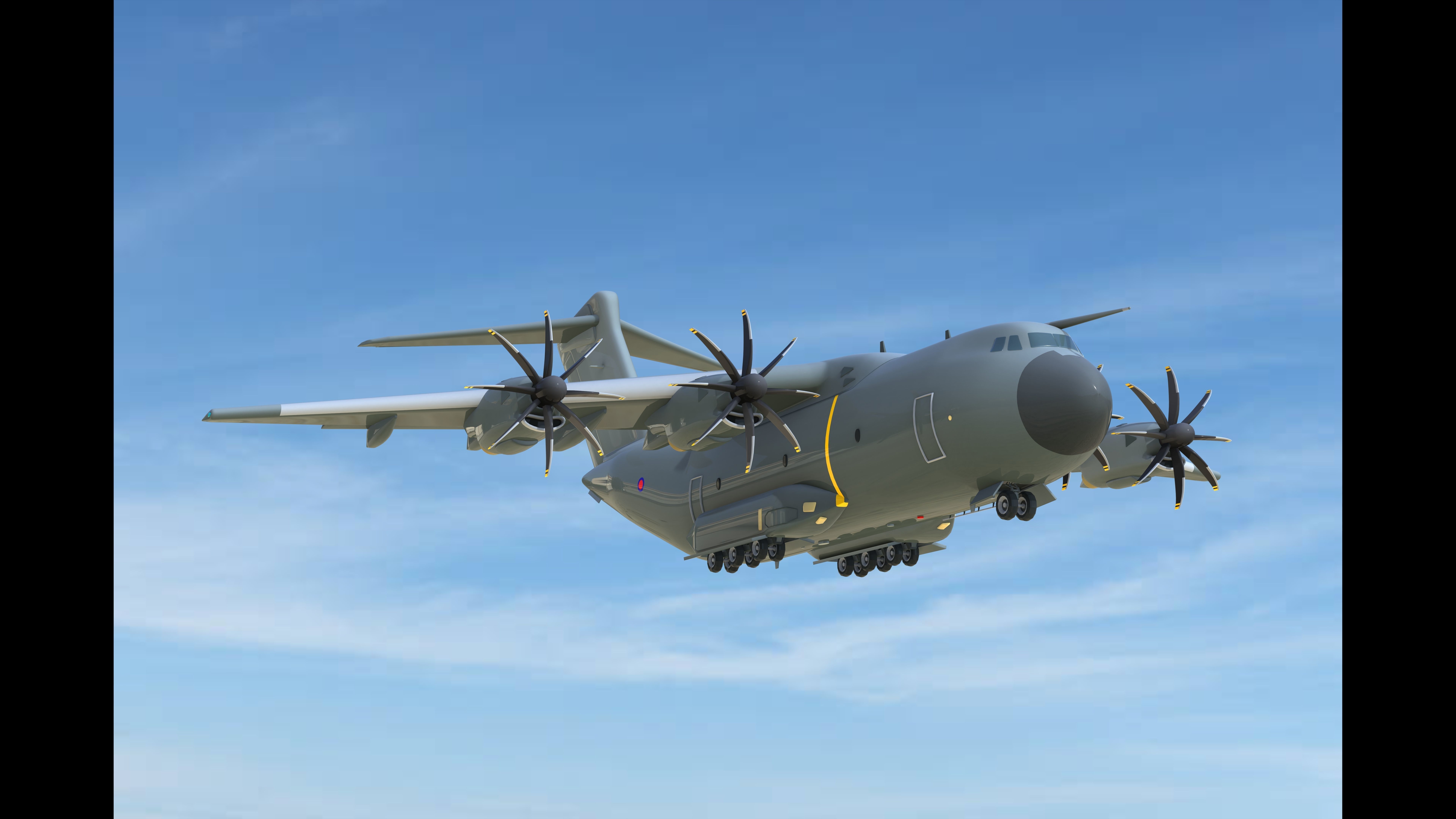 Aircraft A400 MODEL 3D model | CGTrader