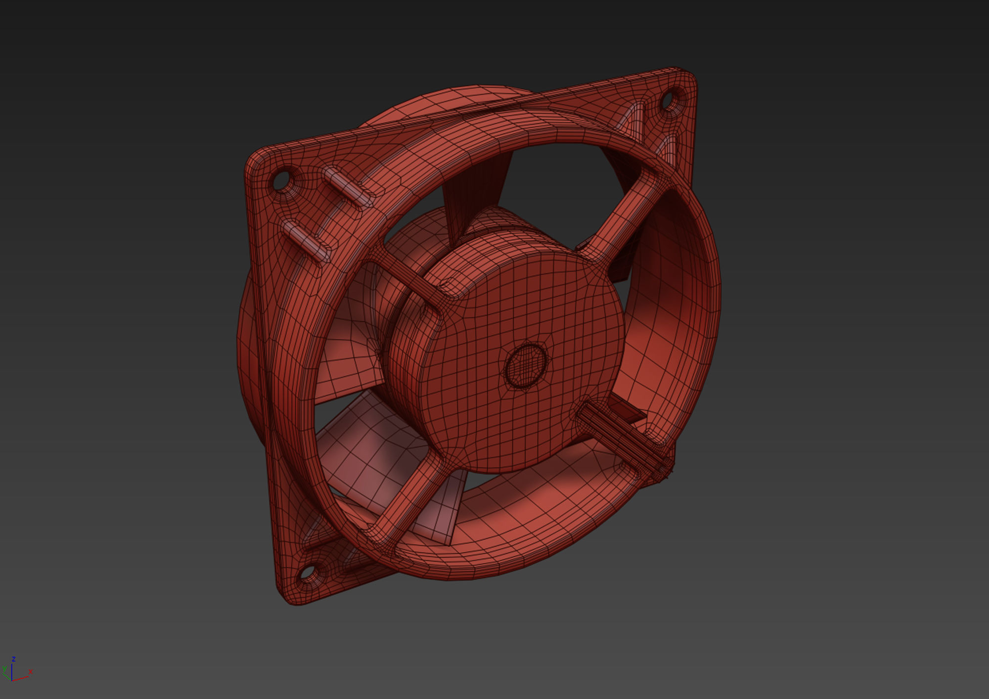 Exhaust Fan 3D model 3D model | CGTrader