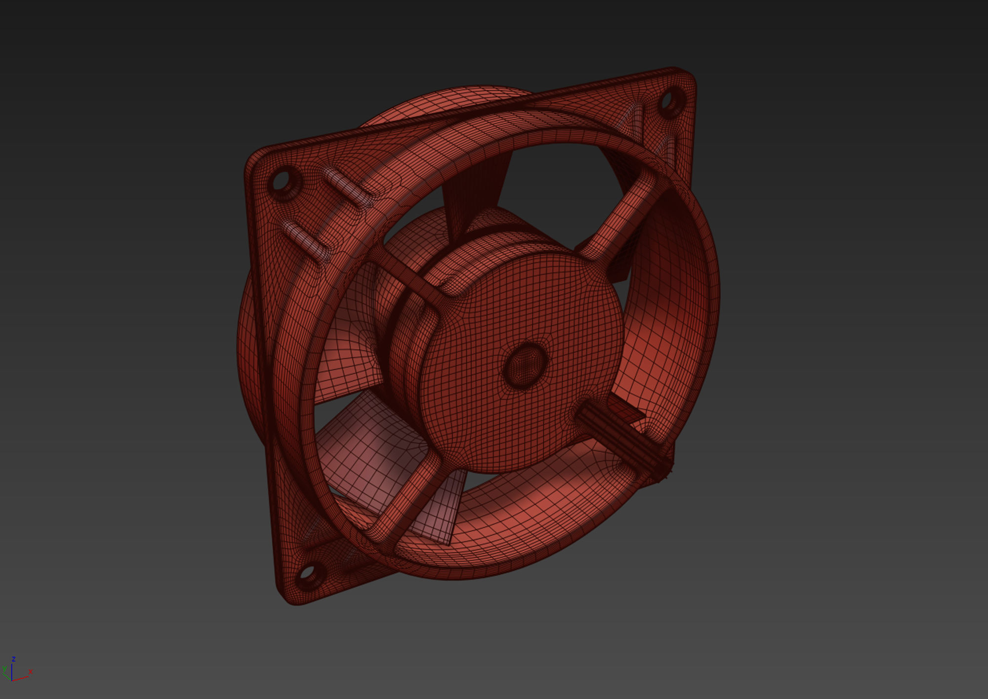 Exhaust Fan 3D model 3D model | CGTrader