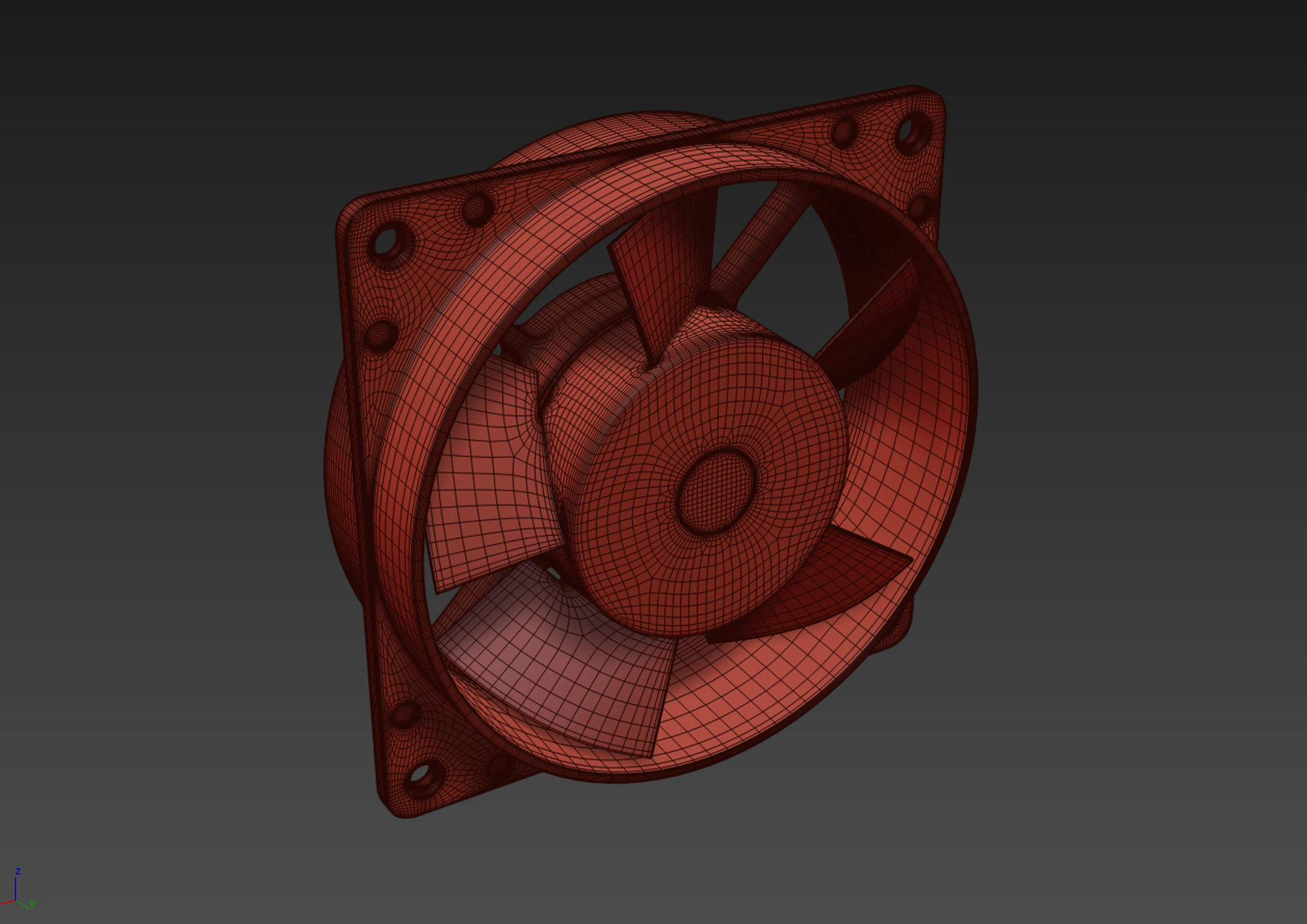 Exhaust Fan 3D model 3D model | CGTrader