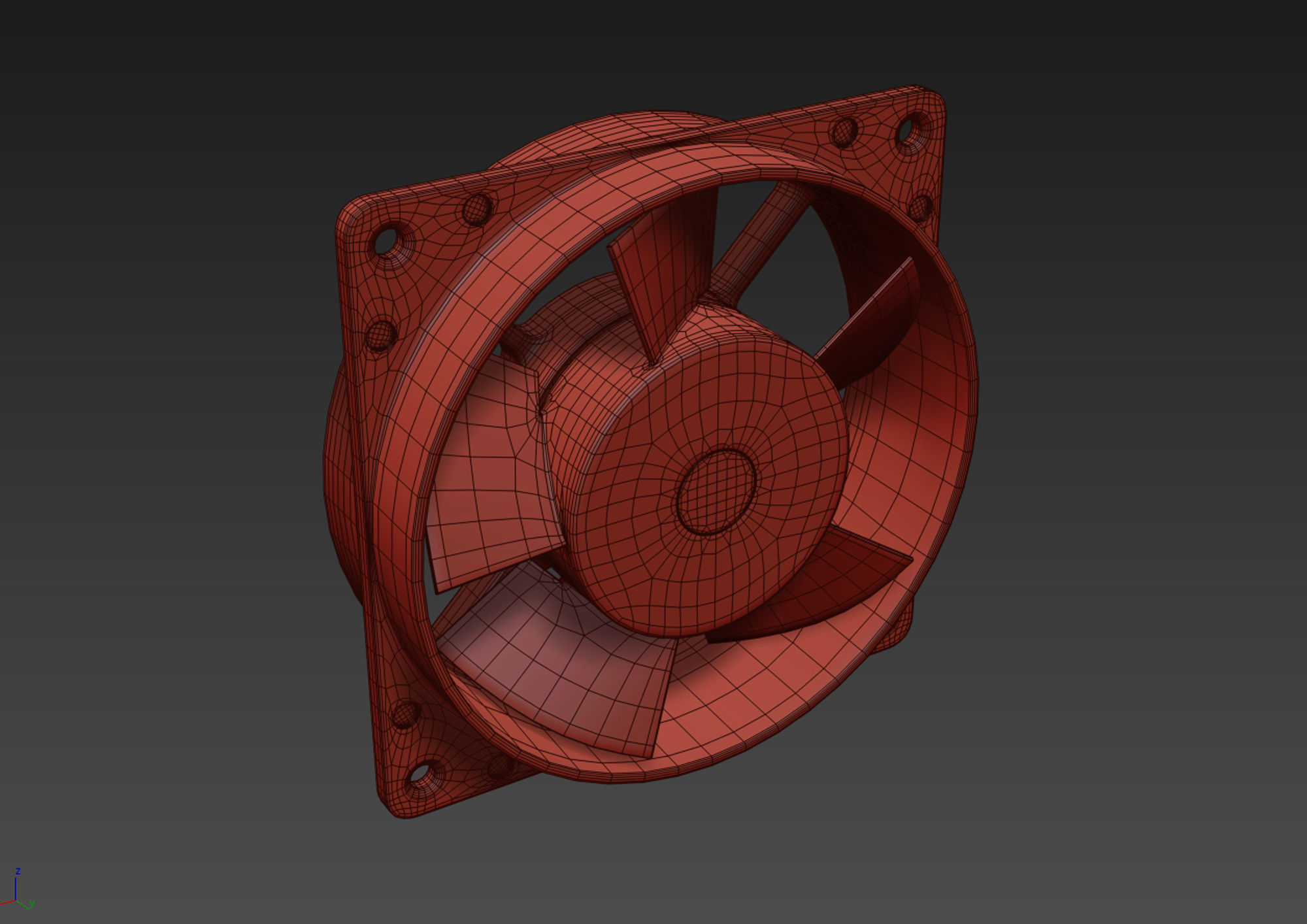 Exhaust Fan 3D model 3D model | CGTrader
