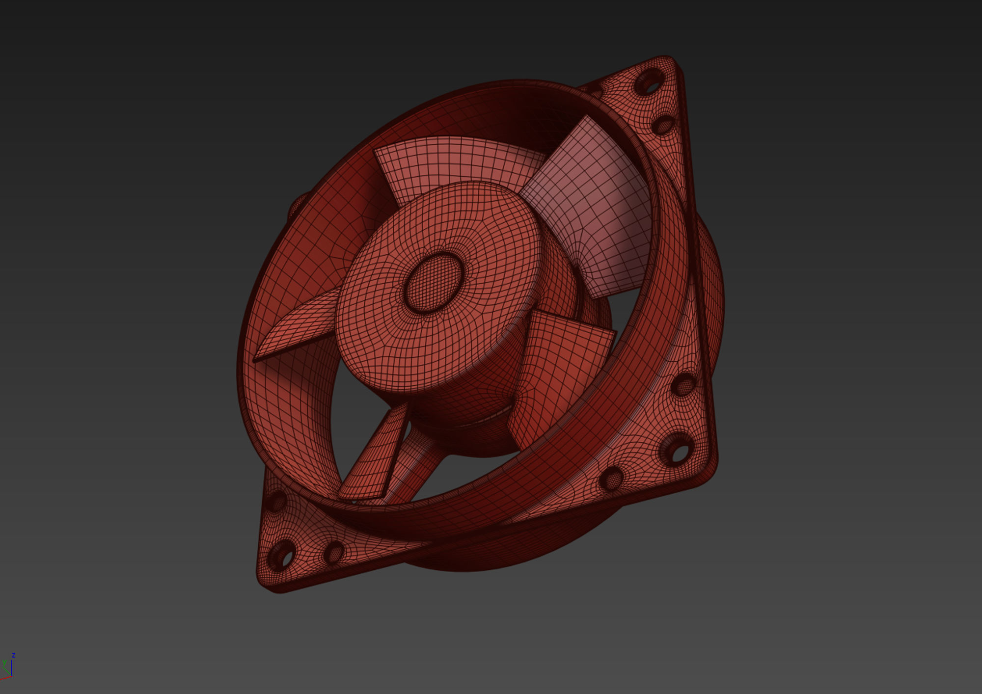 Exhaust Fan 3D model 3D model | CGTrader