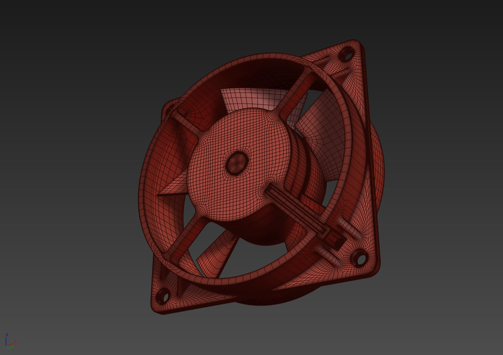 Exhaust Fan 3D model 3D model | CGTrader