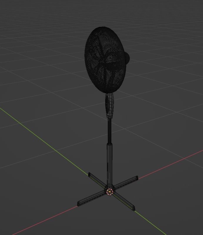 FAN STAND free 3D model animated | CGTrader