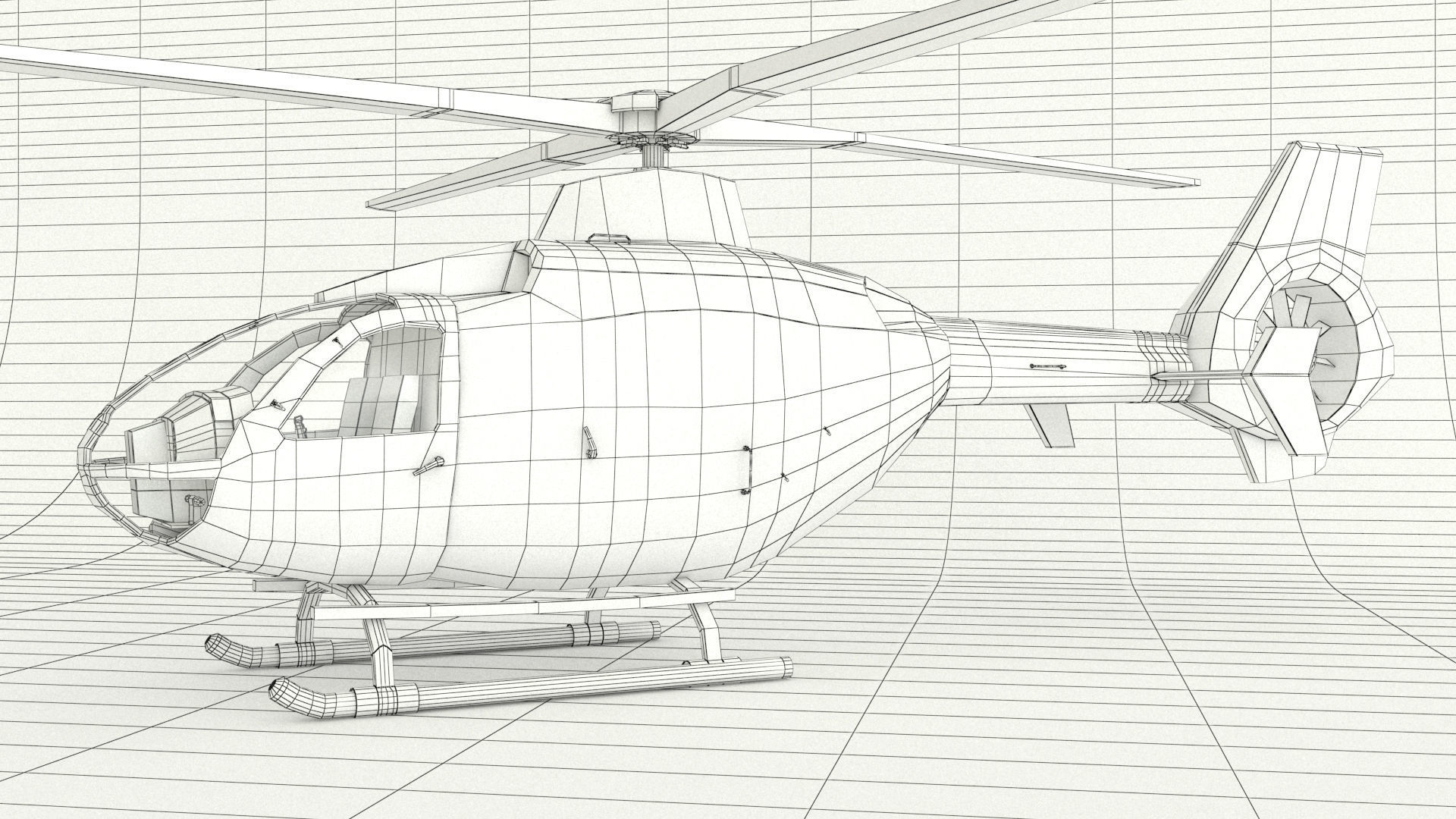 3D model laos H145 VR / AR / low-poly | CGTrader