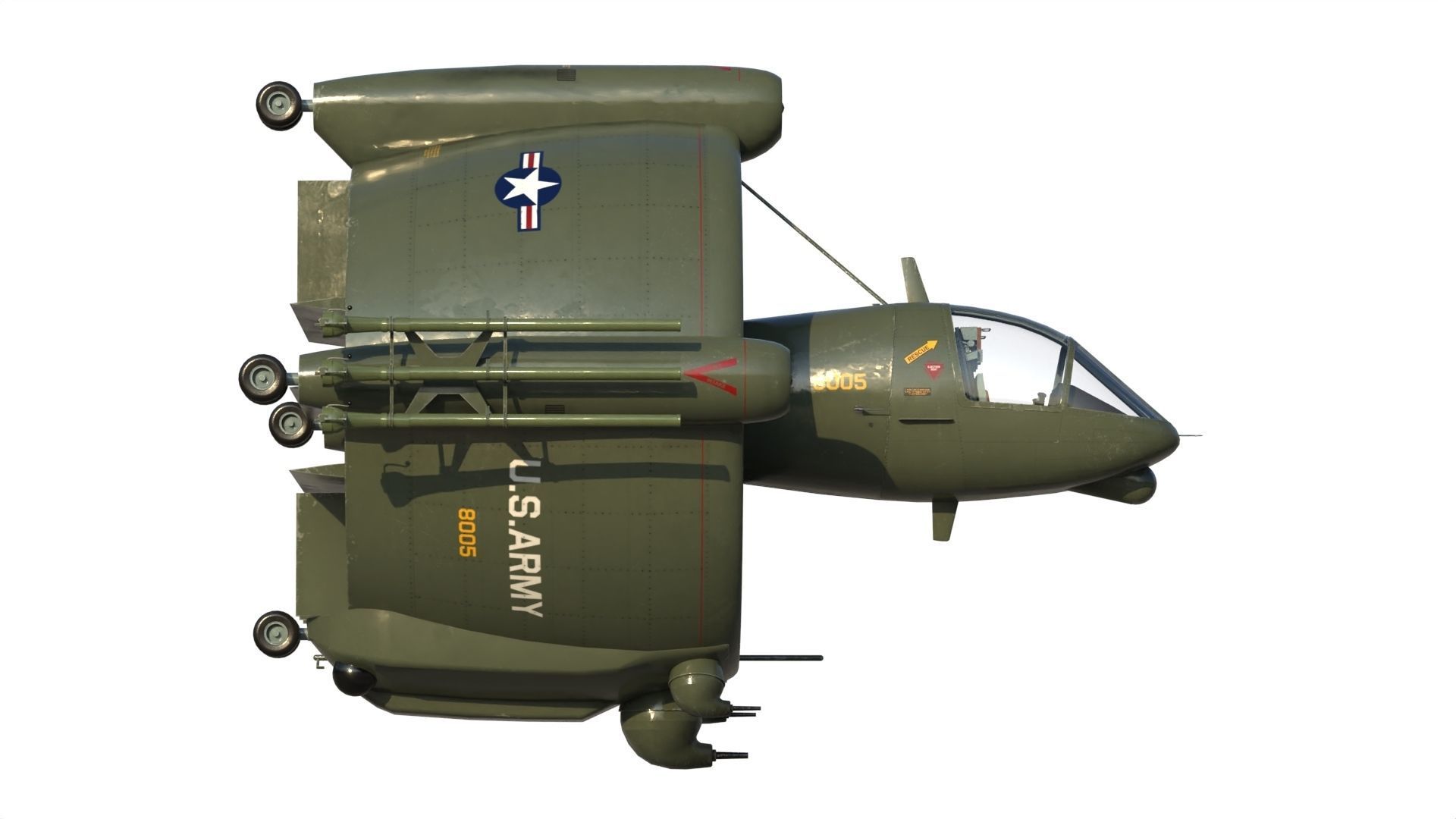 Convair model 49 3D model | CGTrader