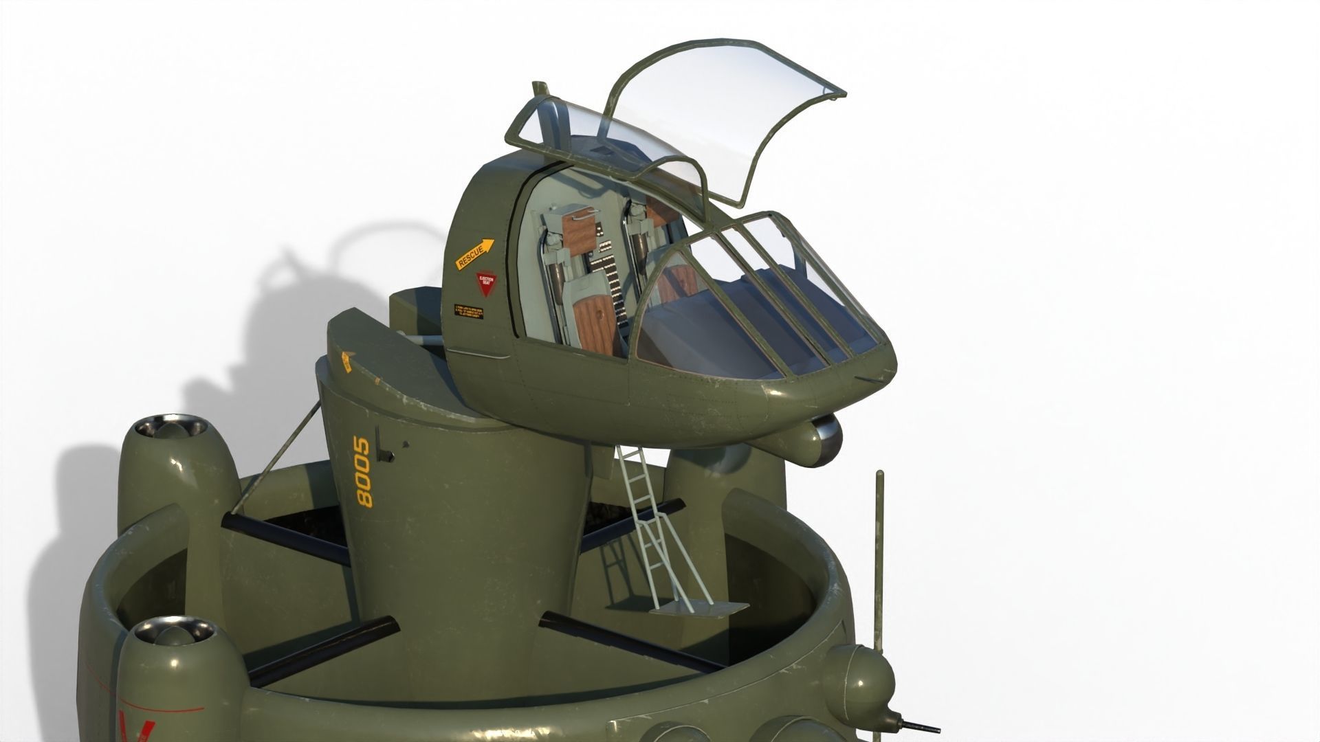 Convair model 49 3D model | CGTrader