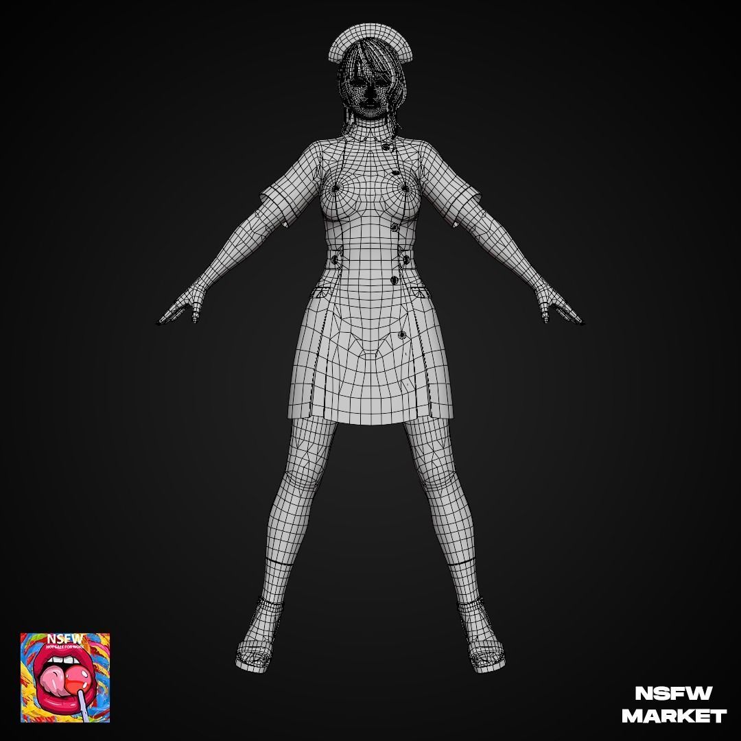 3D model EXCLUSIVE EDITION RIGGED CHARACTER SHANDY - SUSTER VR / AR ...