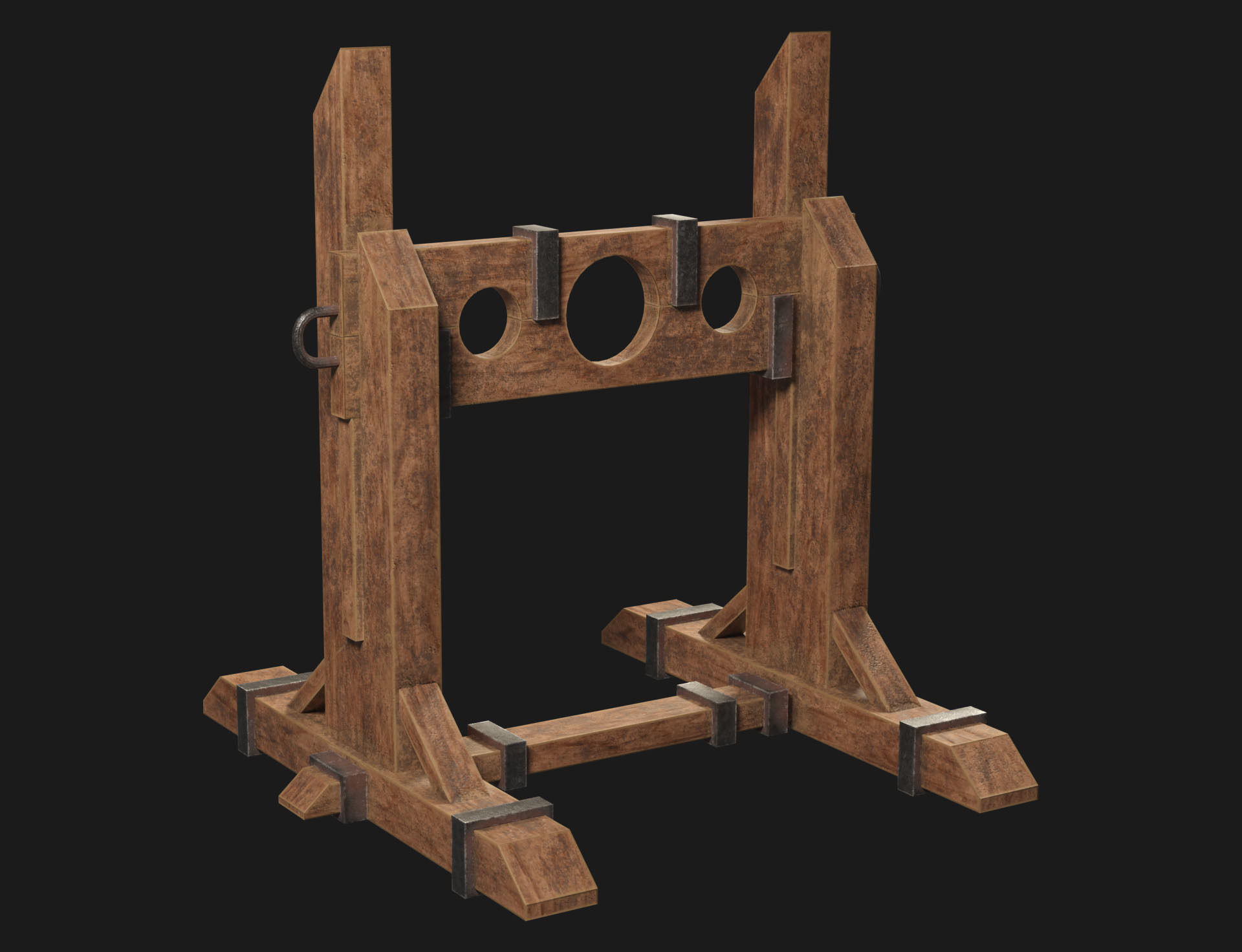 3D model Medieval Pillory VR / AR / low-poly | CGTrader
