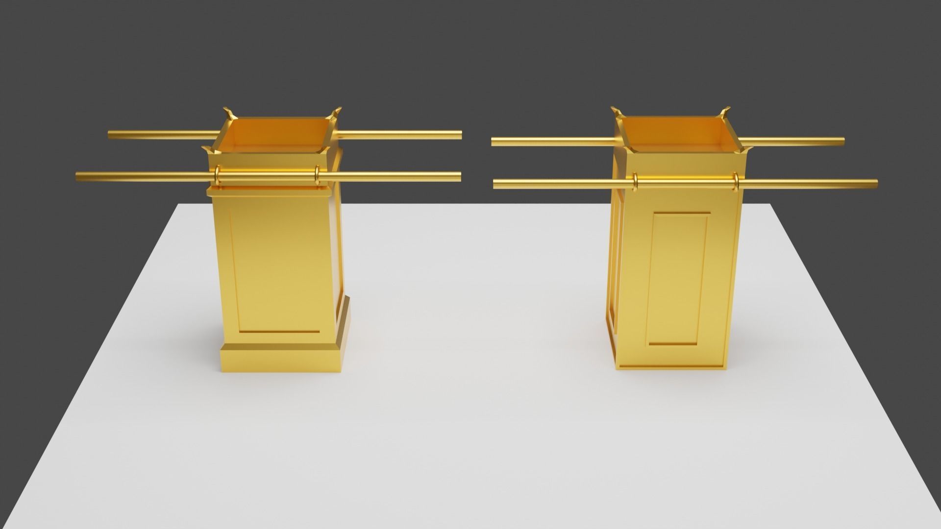 3D model Incense Altar VR / AR / low-poly | CGTrader