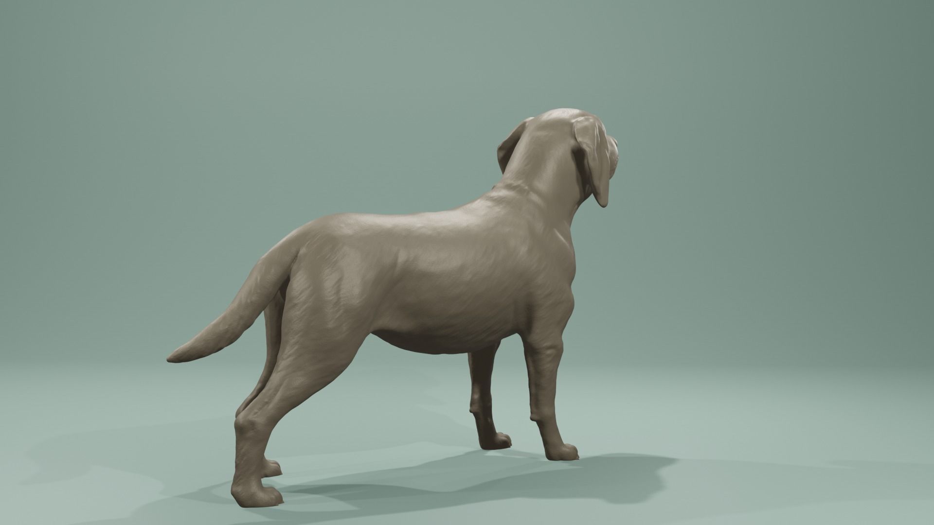 Realistic Beagle Huntingdog pet for printing highpoly 3D model 3D ...