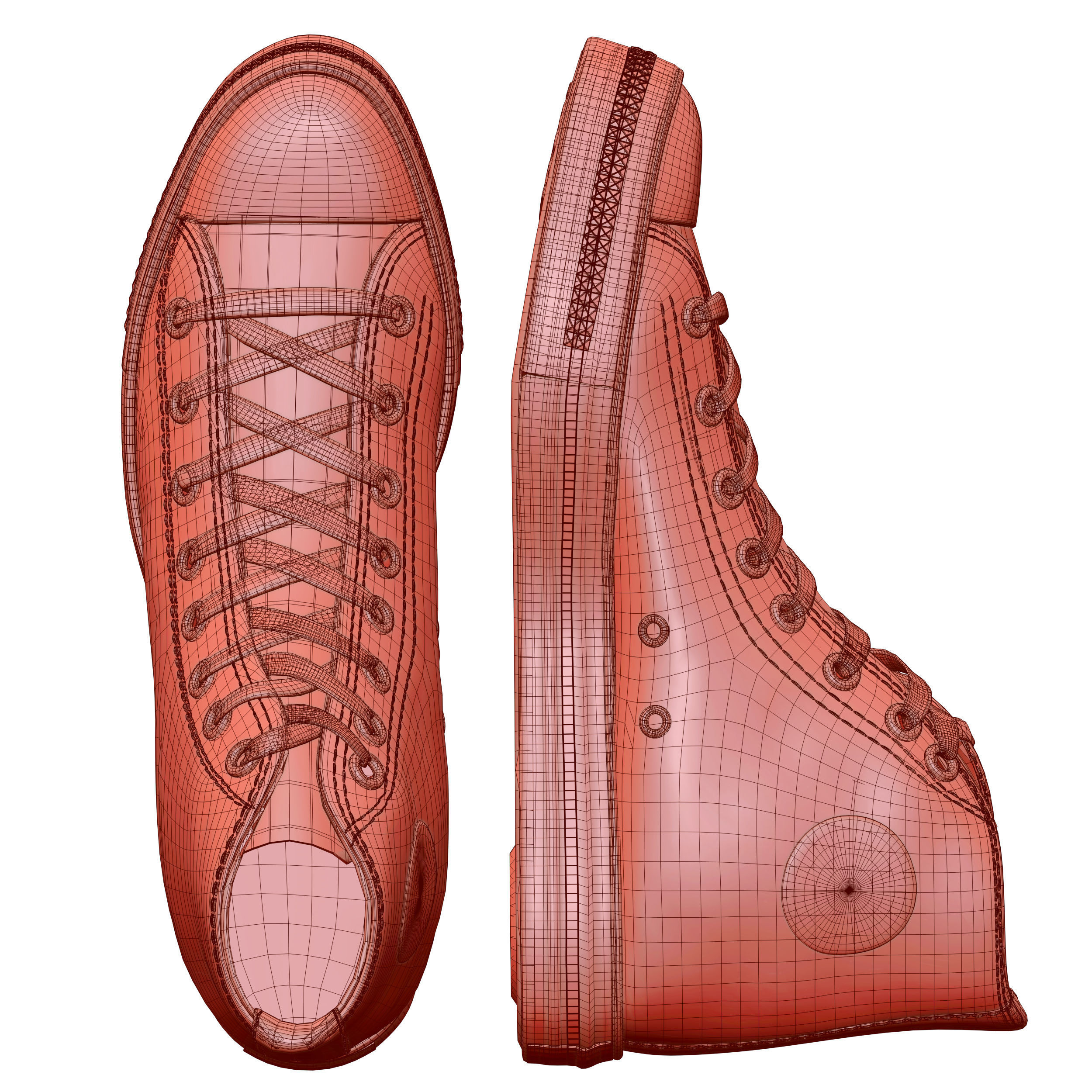 Converse Shoes Chuck Taylor All Star Classic 3D model | CGTrader